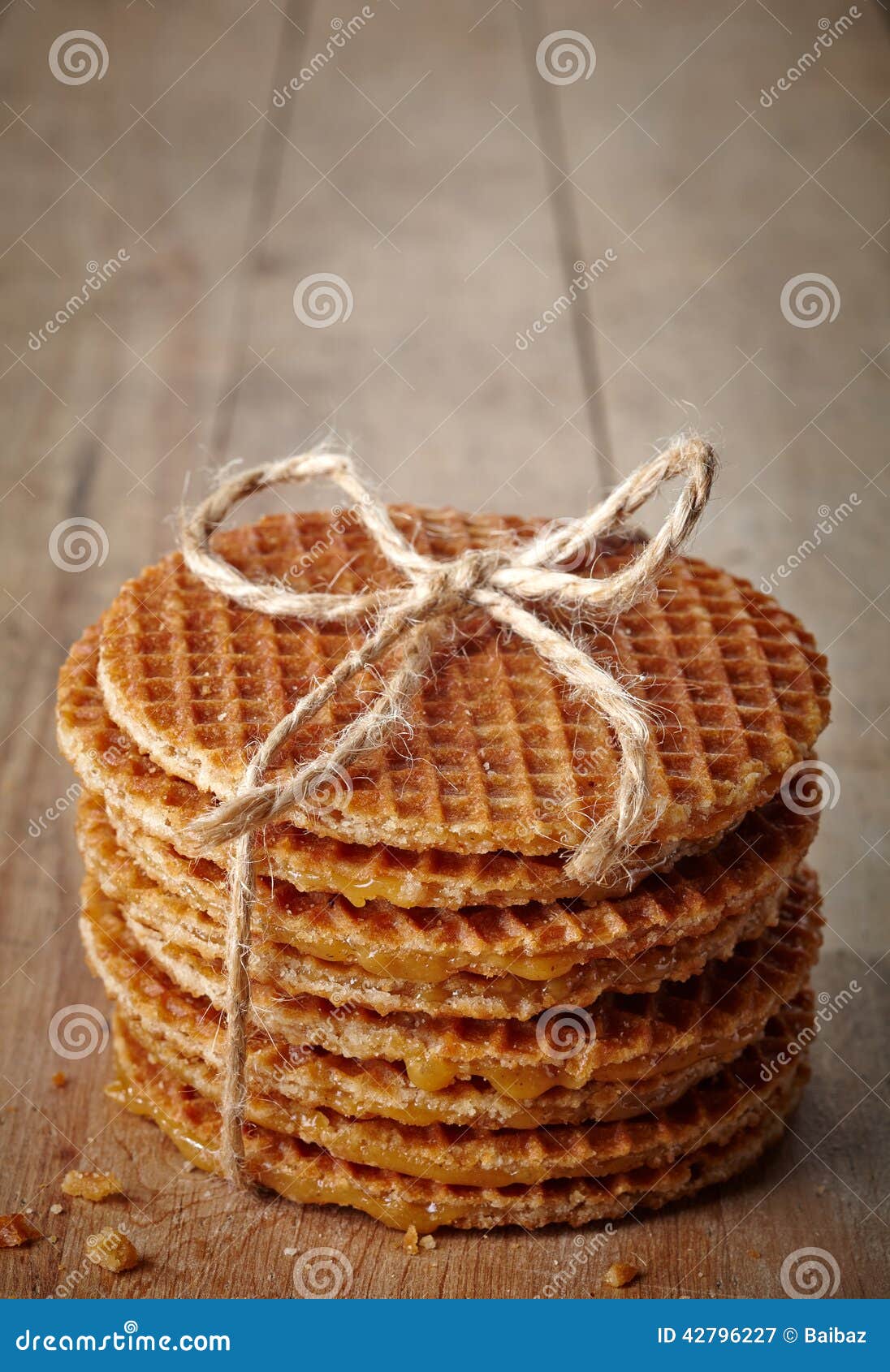 Dutch waffles stock image. Image of tasty, bake, thin - 42796227