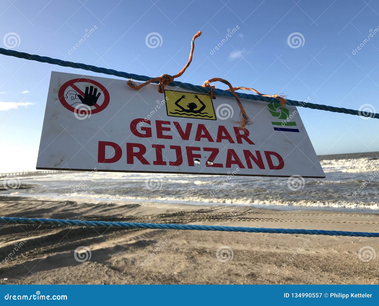 Sand Pit Hazard Warning Sign In Russian - Private Area, Dredger In ...