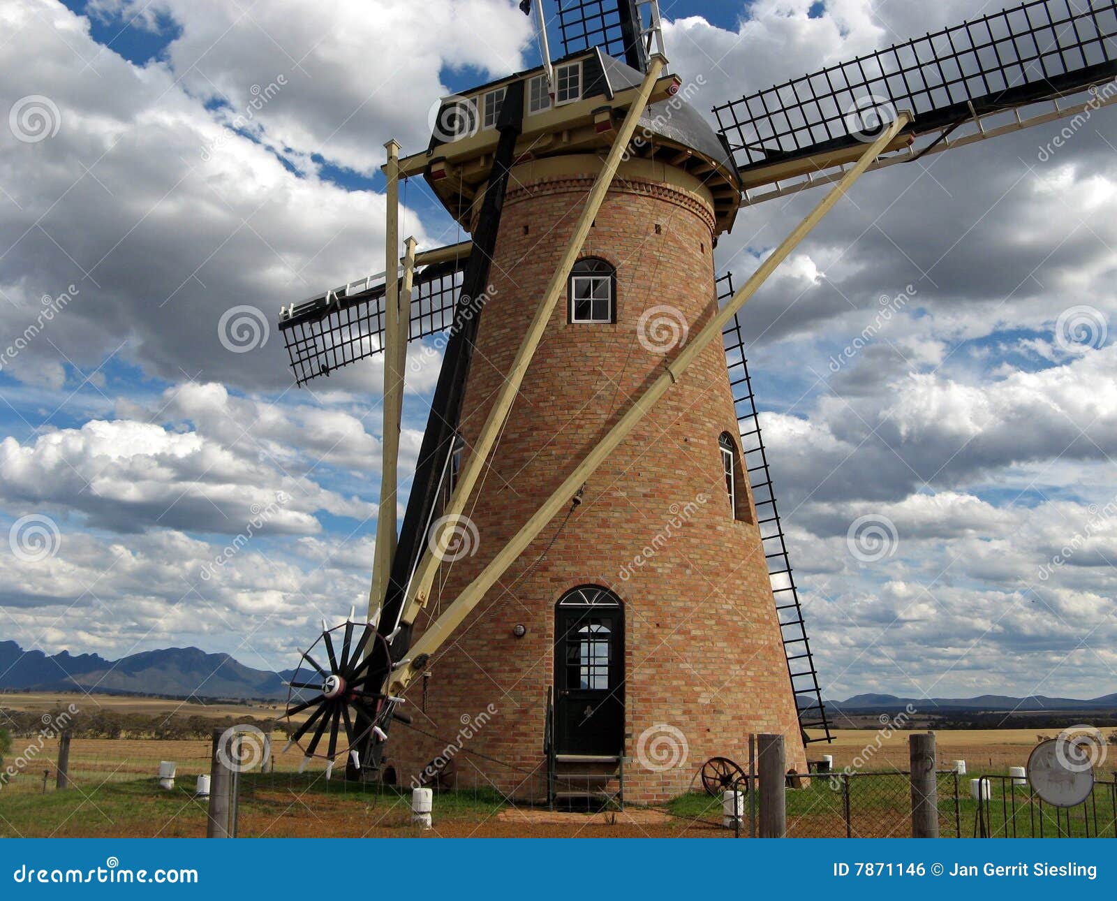 Dutch Windmill in Australia Stock Photo - Image of dutch, village: 7871146