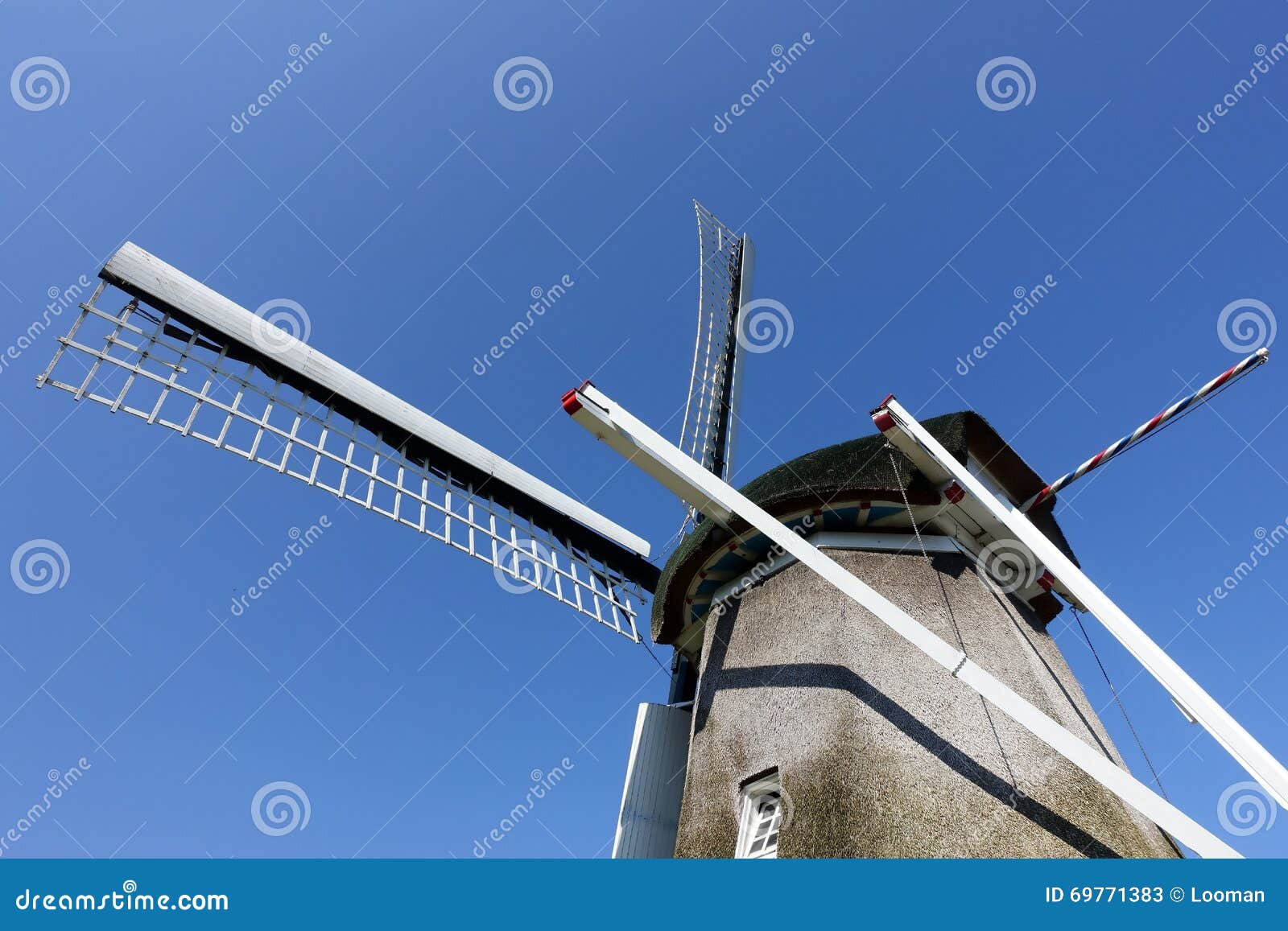 Dutch windmill stock image. Image of mill, picturesque - 69771383
