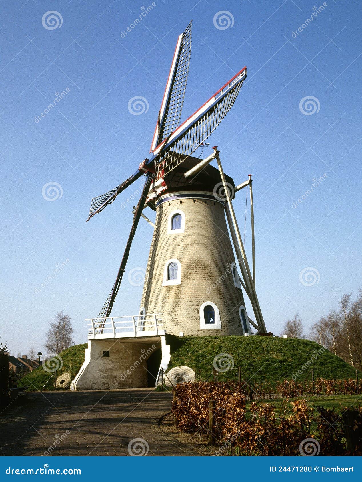Dutch windmill in Holland stock photo. Image of europe - 24471280