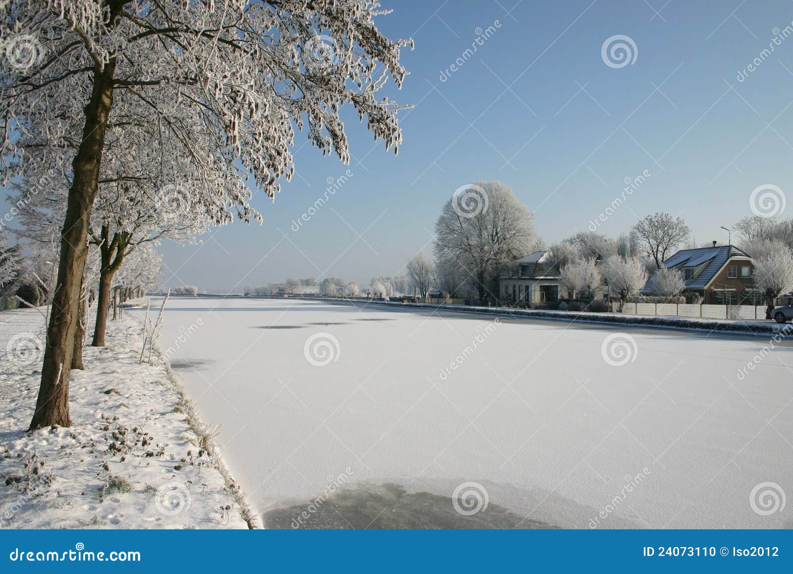 Dutch winter 2012 stock photo. Image of netherlands, snow - 24073110