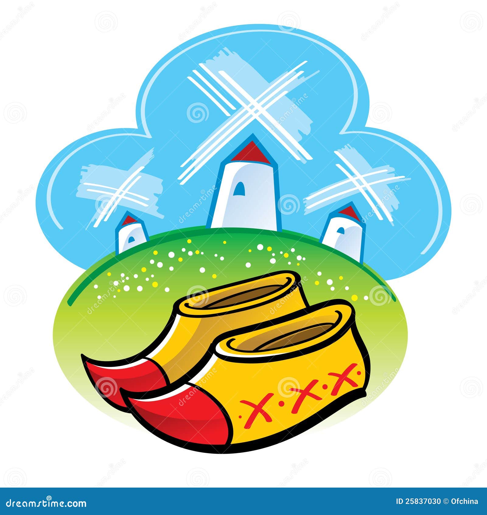 Dutch Wooden Clogs Illustration, Drawing, Engraving, Ink, Line Art ...