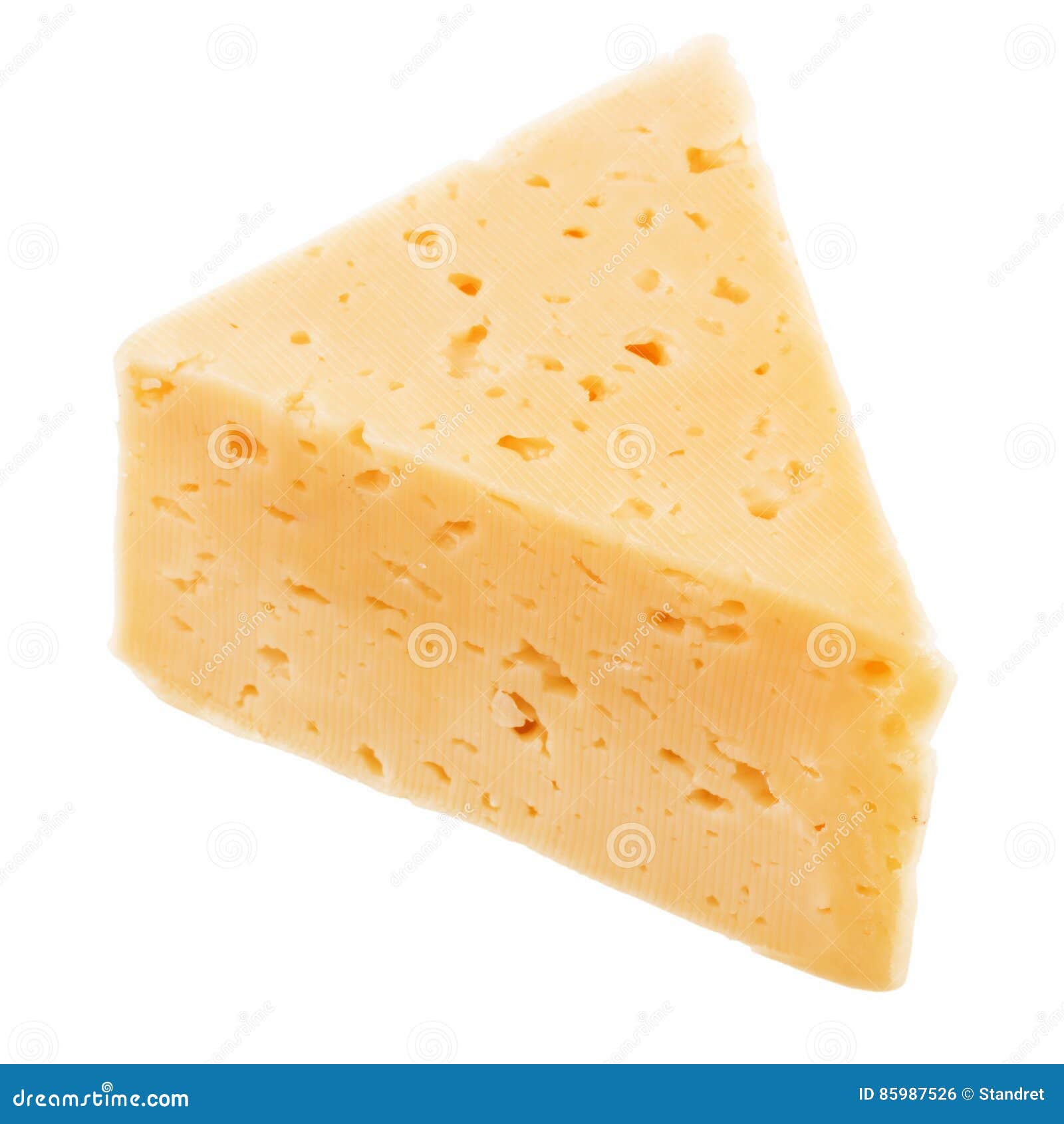 Dutch Yellow Cheese on White Background. Stock Photo - Image of shot ...