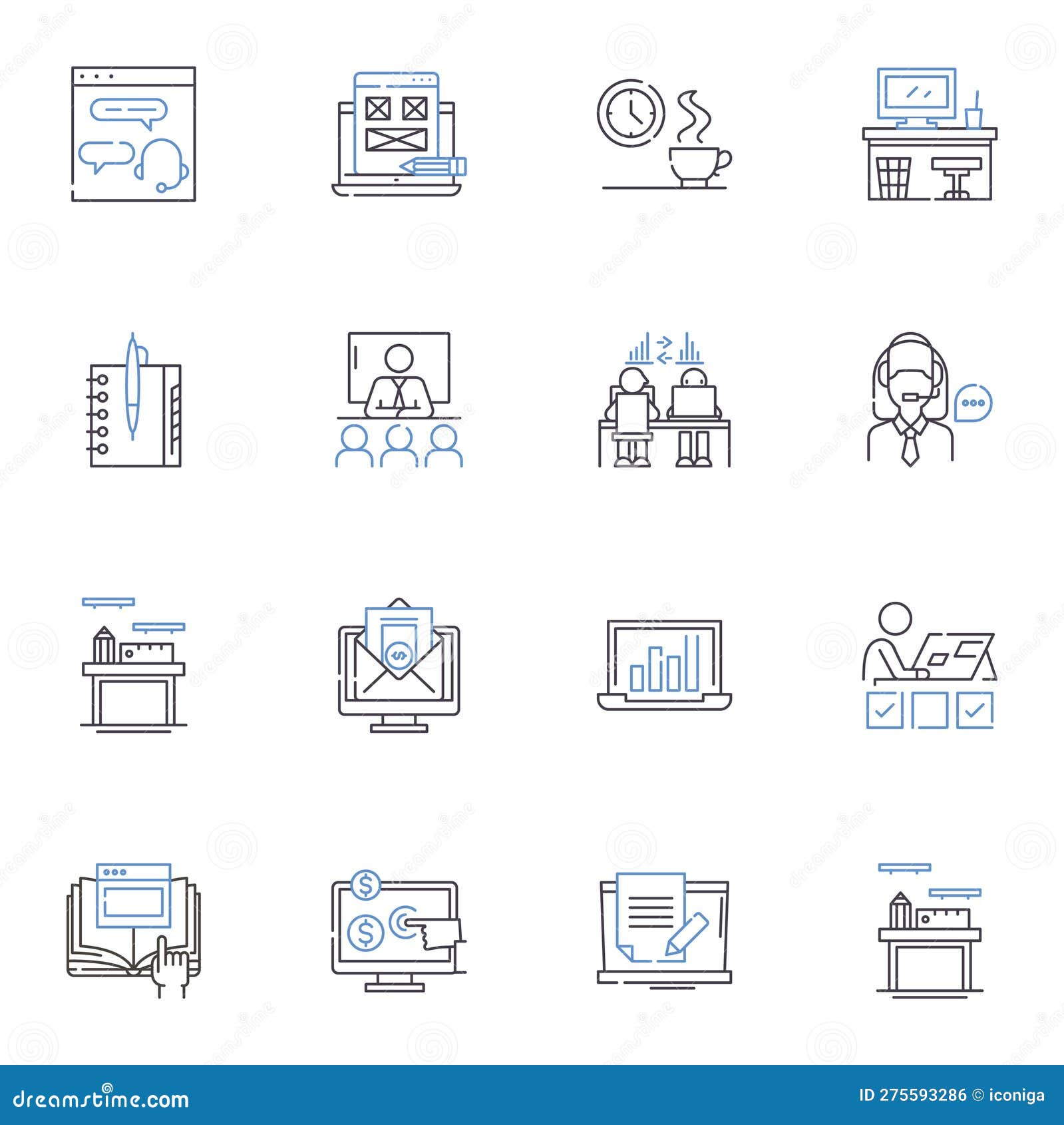 Domain Outline Icon. Simple Linear Element Illustration. Isolated Line ...