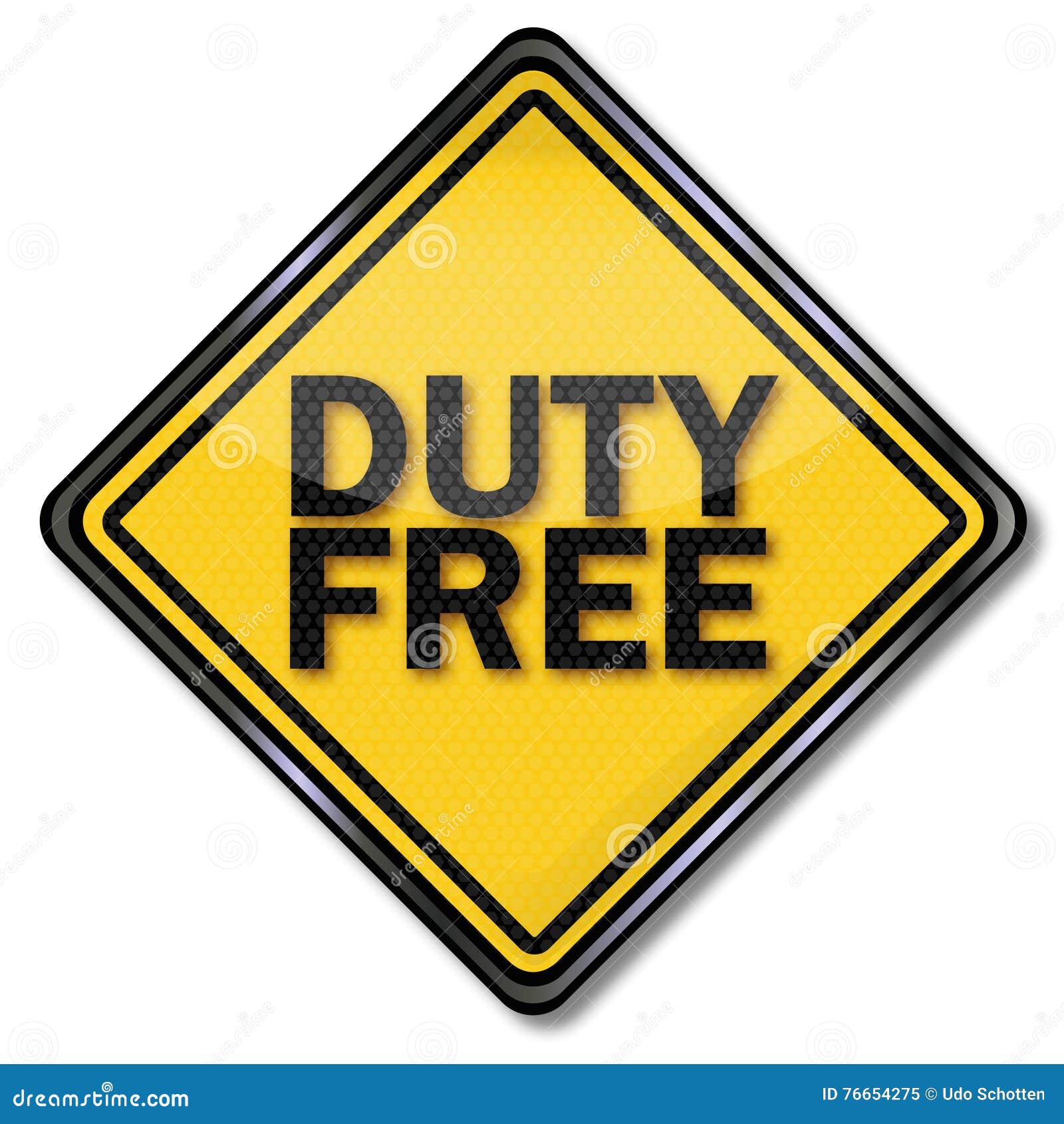 Duty Free. Warning Sign Stock Photography | CartoonDealer.com #154808516
