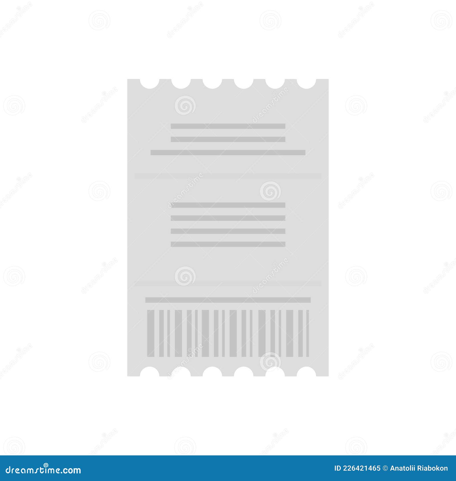 Duty Free Pay Check Icon Flat Isolated Vector Stock Vector ...