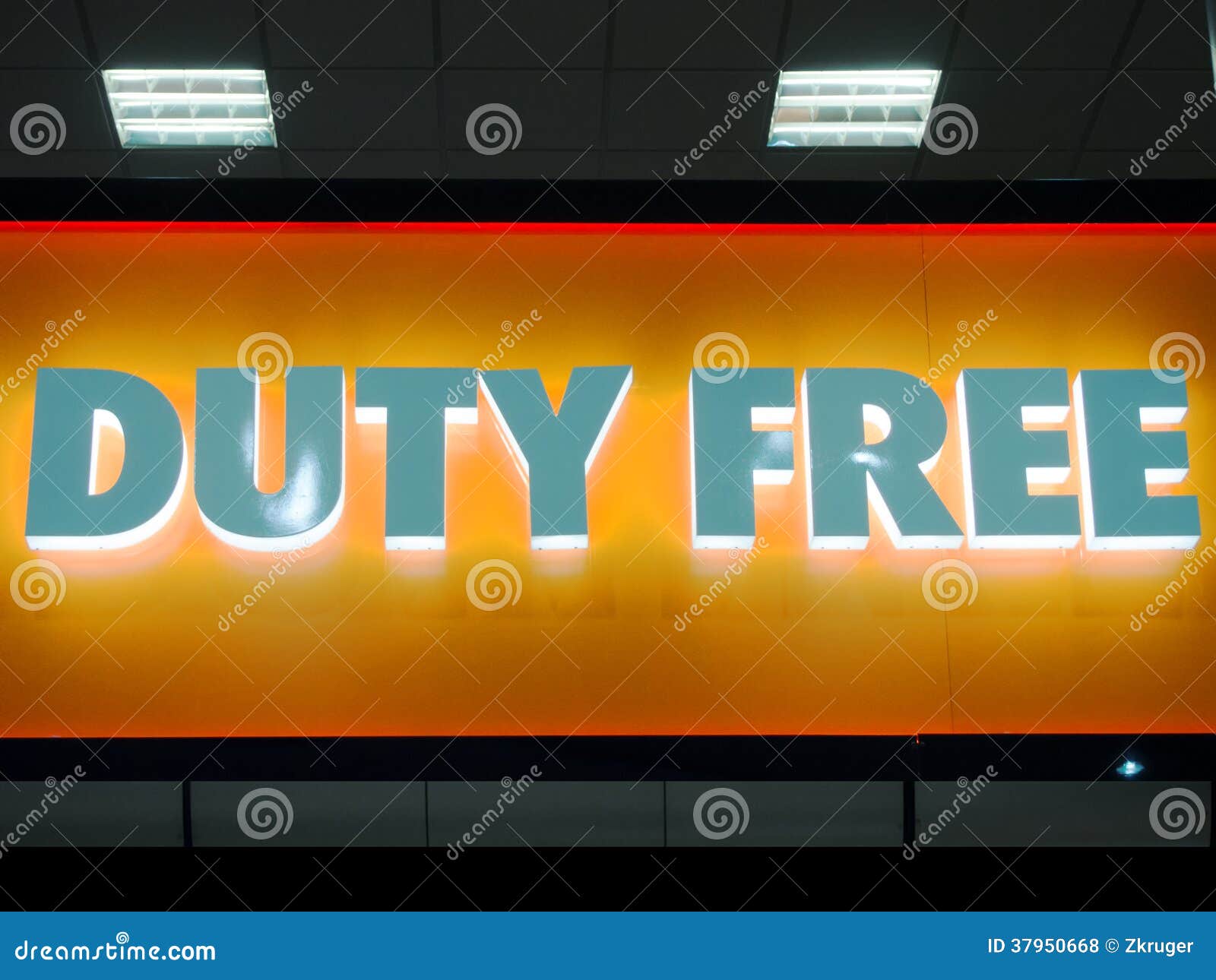 Duty free sign stock photo. Image of shop, airport, stores - 37950668