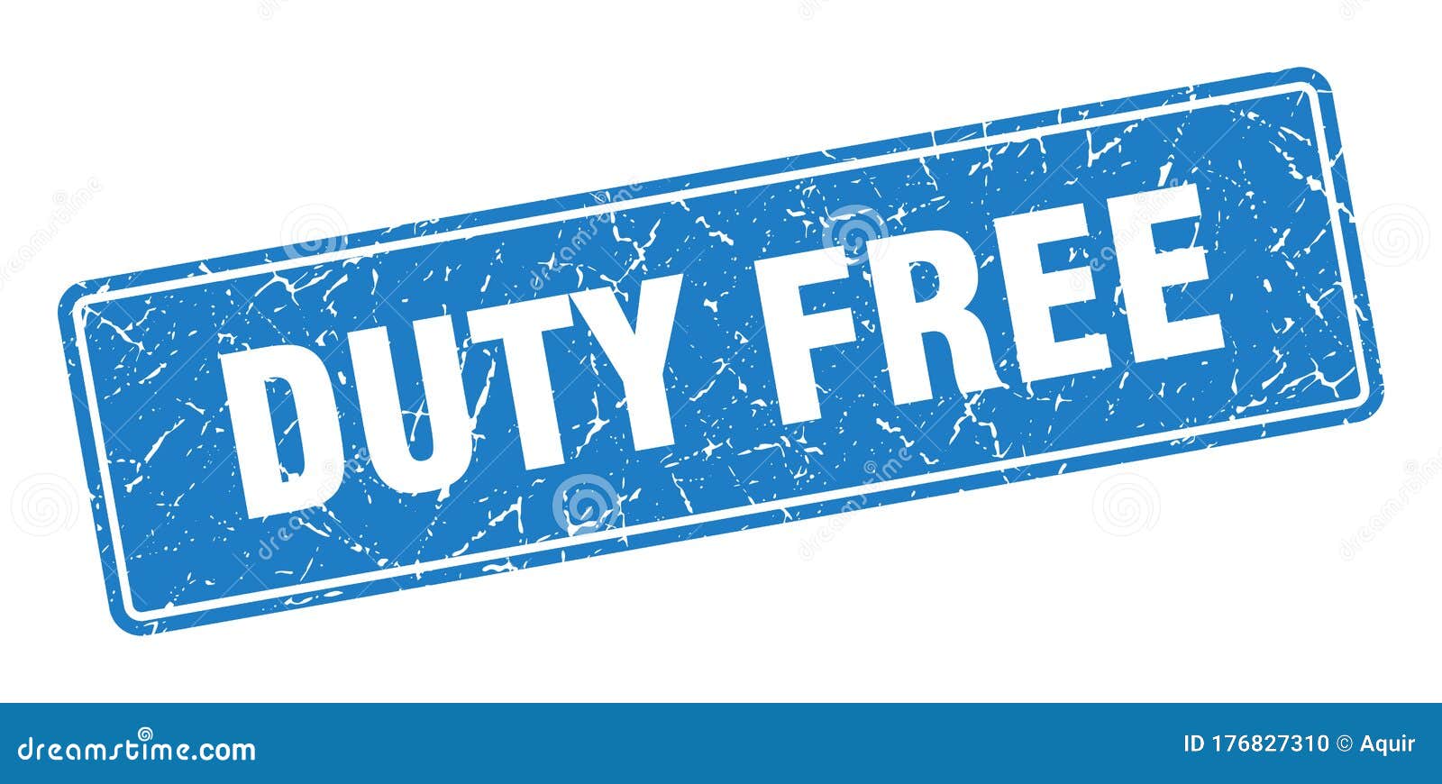 Duty Free Sign. Duty Free Grunge Stamp Stock Vector - Illustration of ...