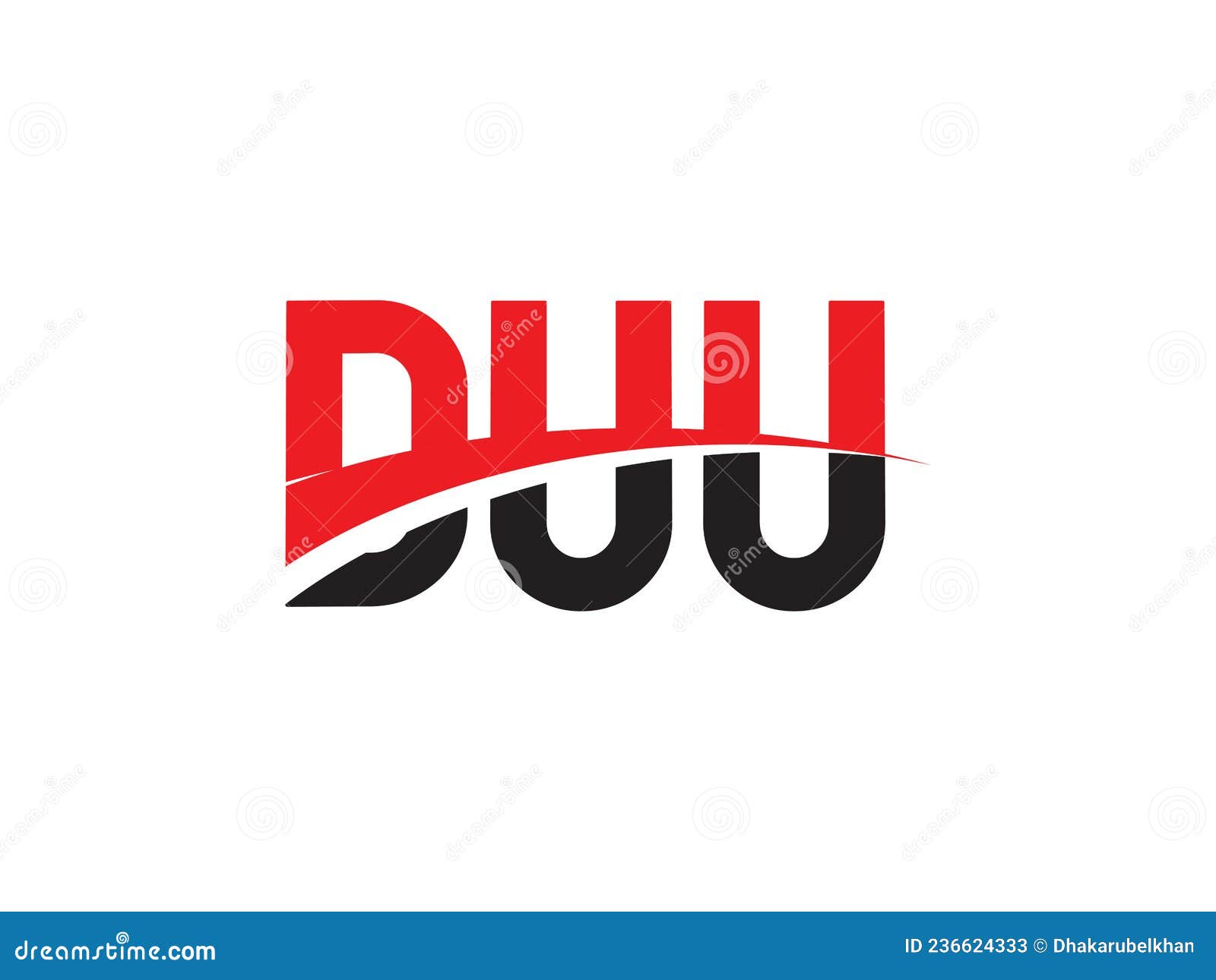 DUU Letter Initial Logo Design Vector Illustration Stock Vector ...