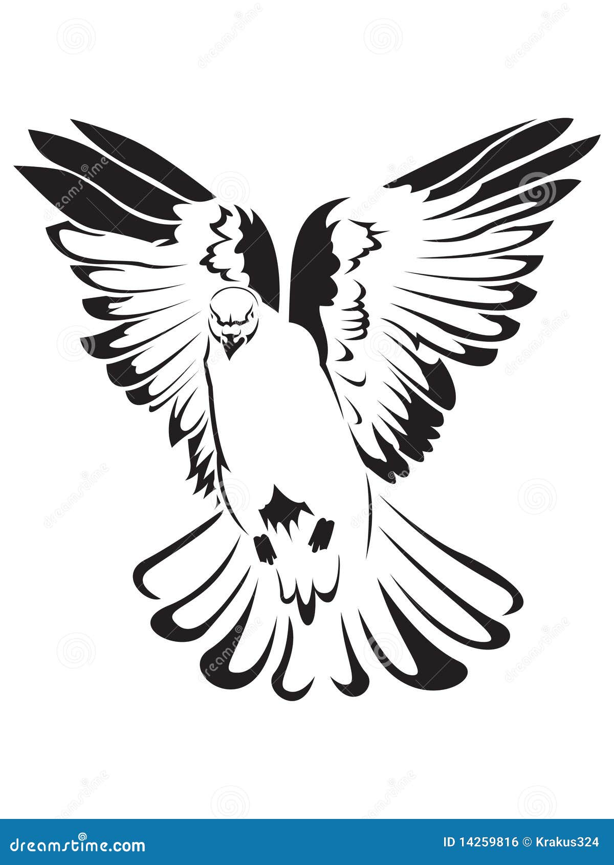 Duva stock illustrationer. Illustration av drunkning - 14259816