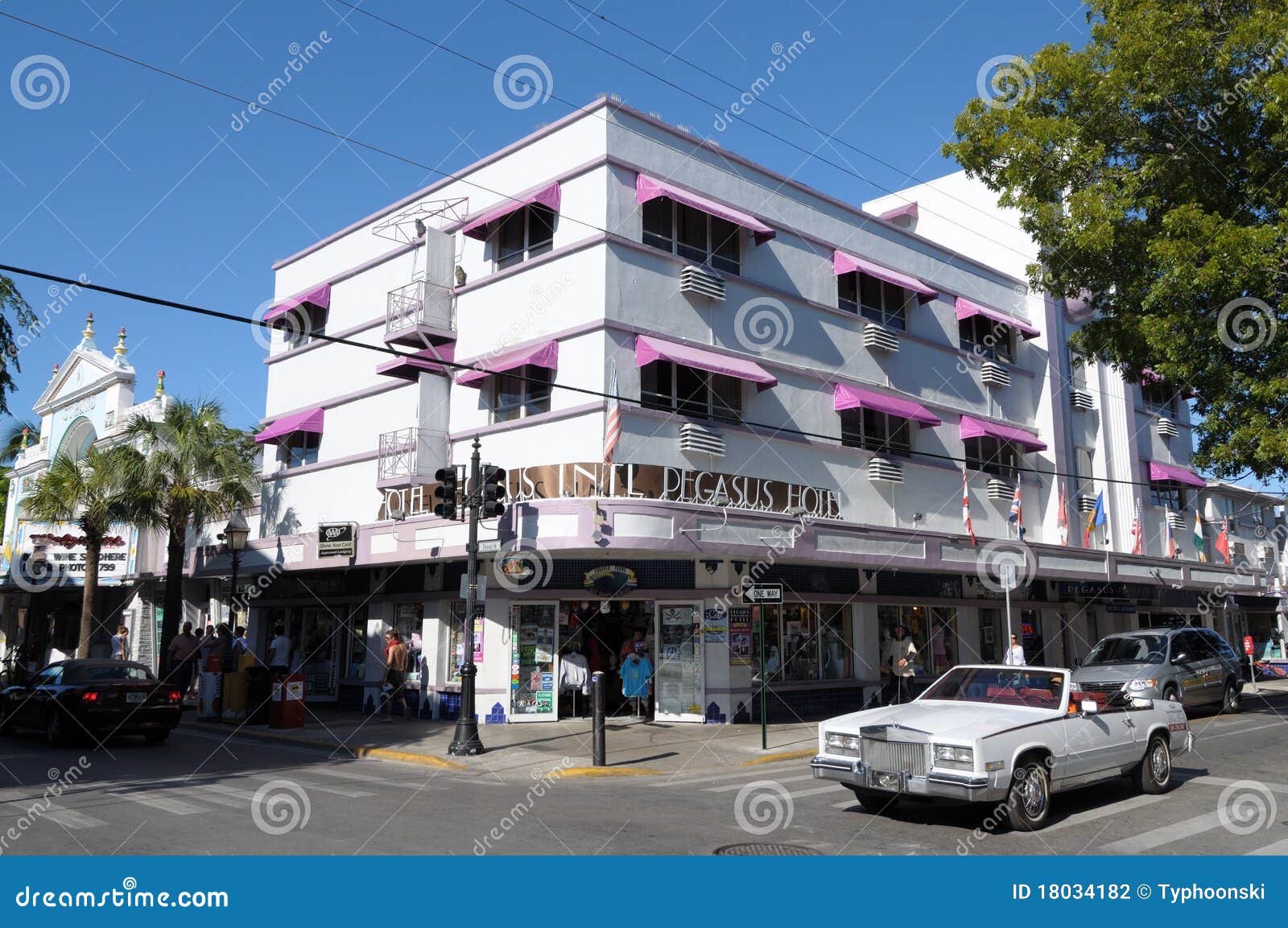 Duval Street in Key West, Florida Editorial Photography - Image of ...
