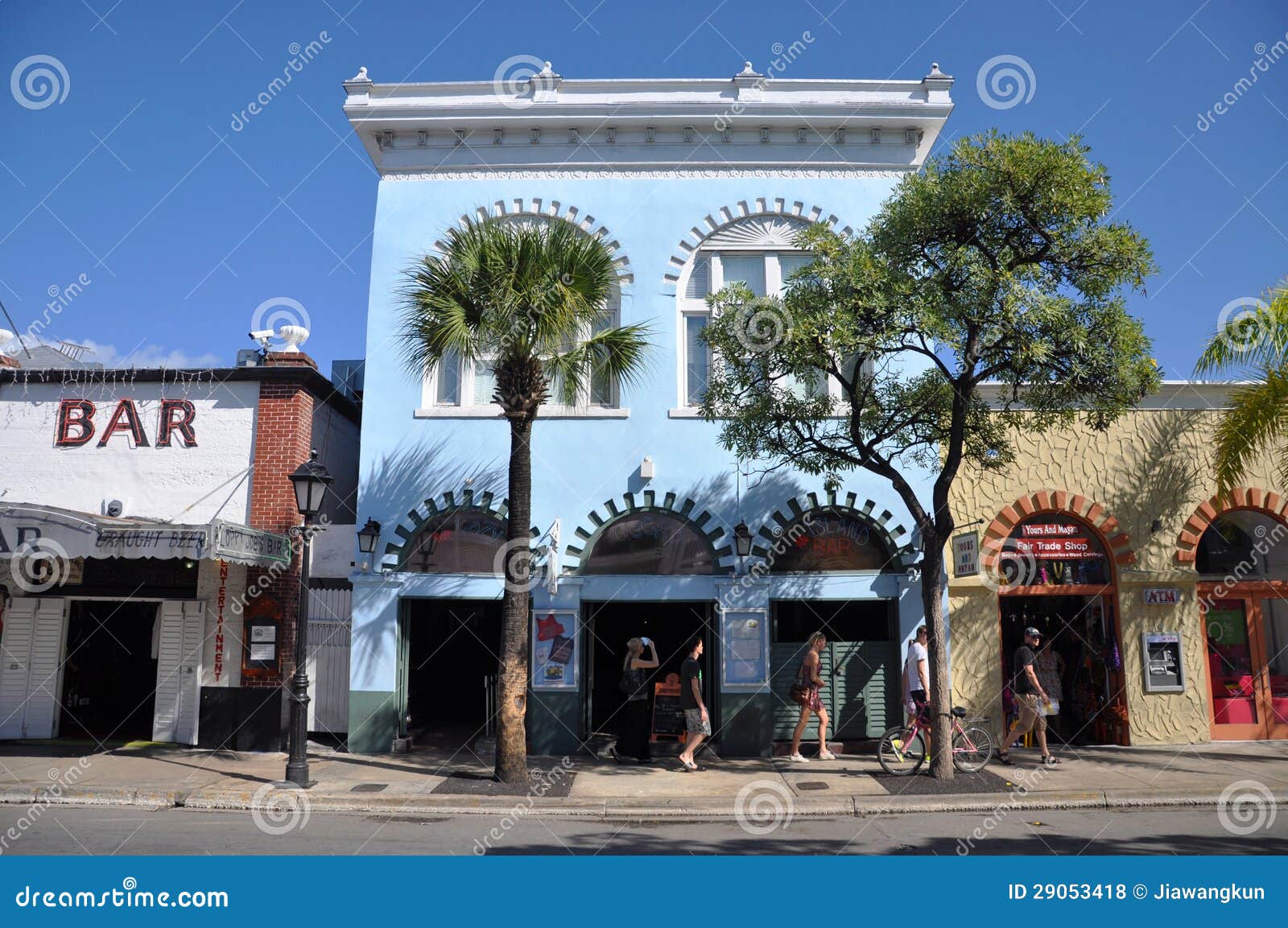 Duval Street in Key West, Florida, USA Editorial Stock Photo - Image of ...
