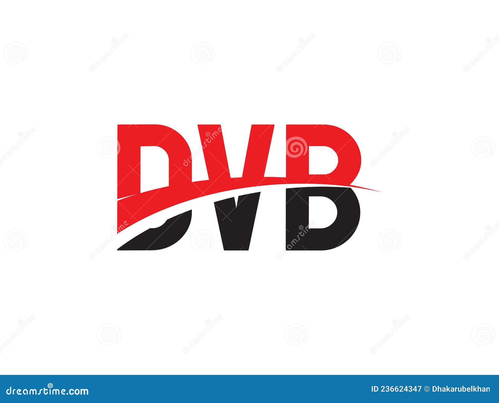 DVB Letter Initial Logo Design Vector Illustration Stock Vector ...