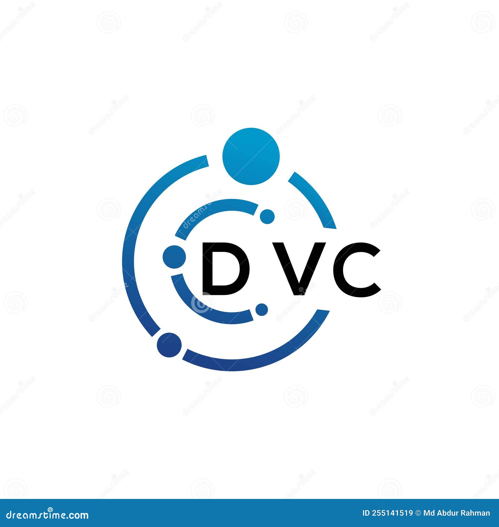 DVC Letter Logo Design on White Background. DVC Creative Initials ...