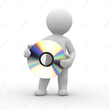 Dvd stock illustration. Illustration of white, cute, compact - 11595809
