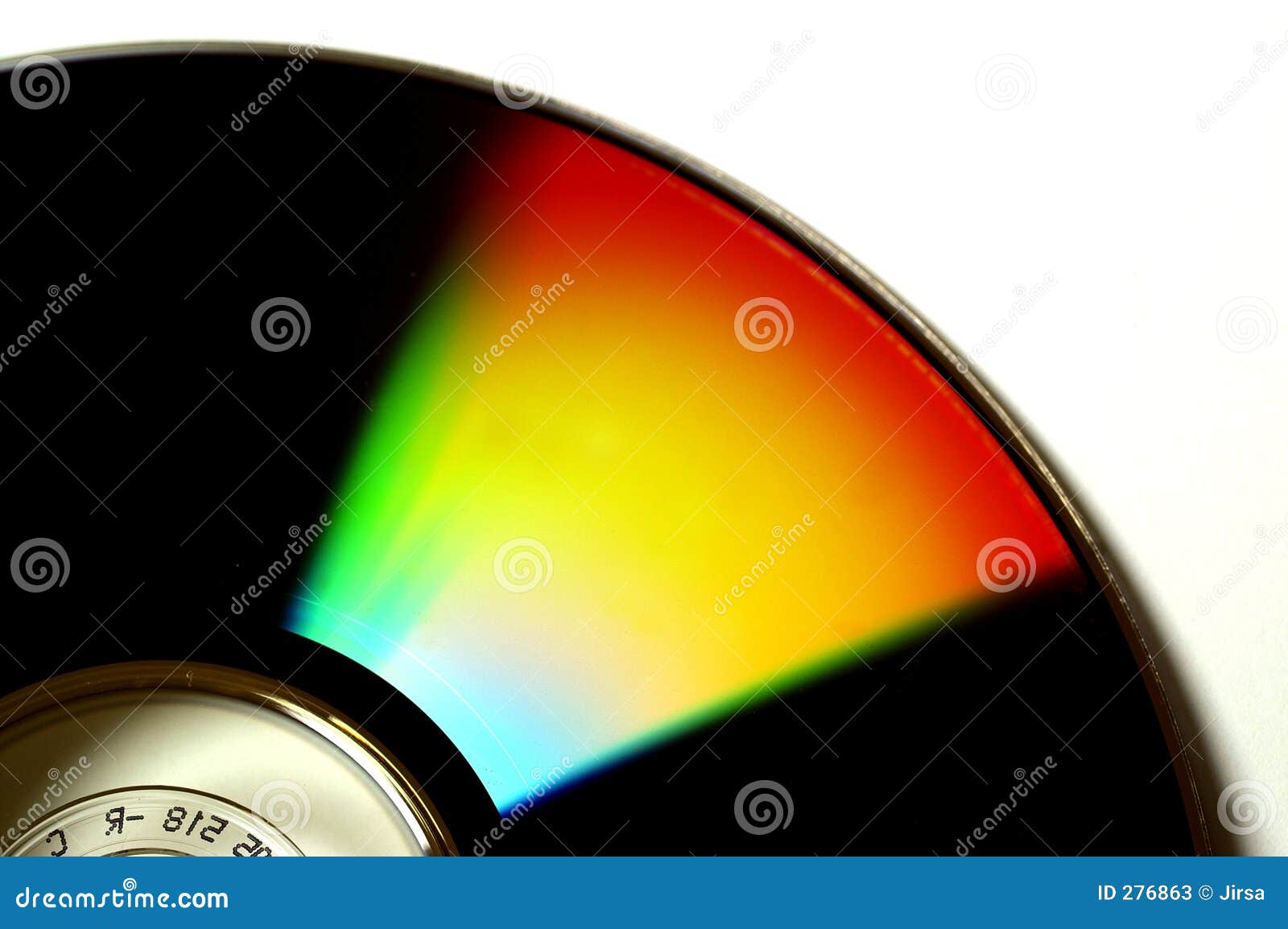 DVD stock image. Image of color, rainbow, write, information - 276863