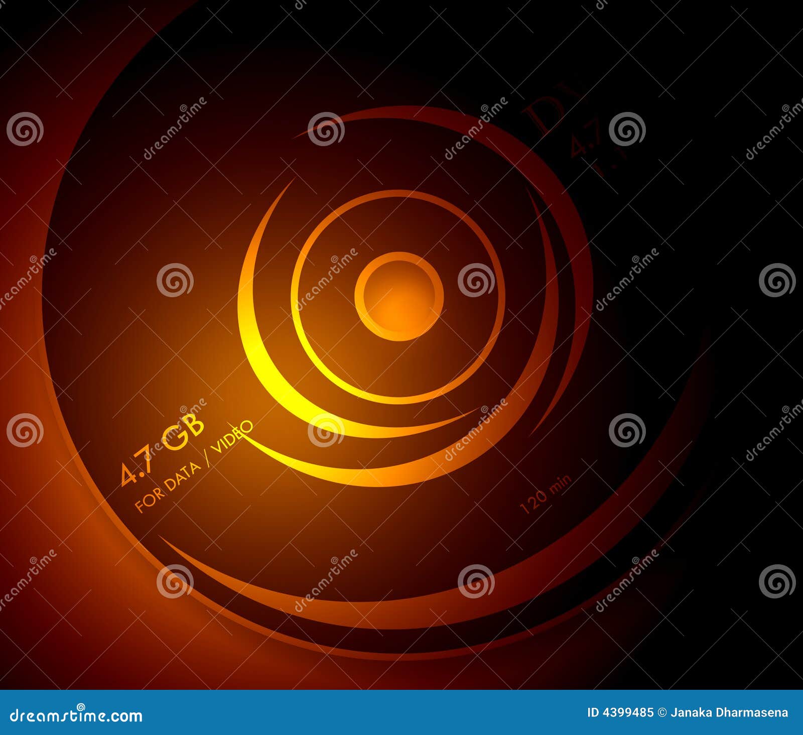 DVD stock illustration. Illustration of multimedia, material - 4399485