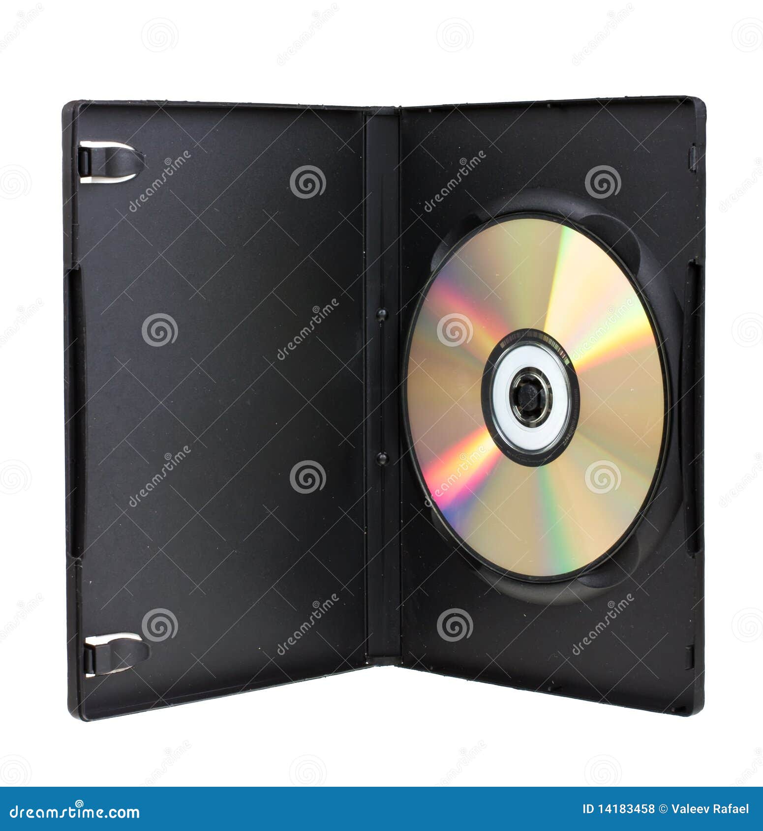 DVD box with disk stock photo. Image of inserting, computer - 14183458
