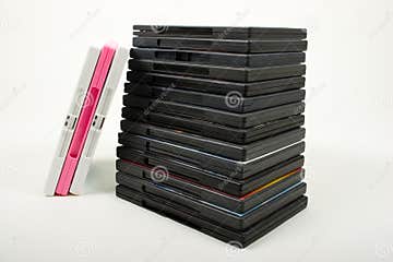 DVD Cases stock image. Image of number, television, color - 1070653