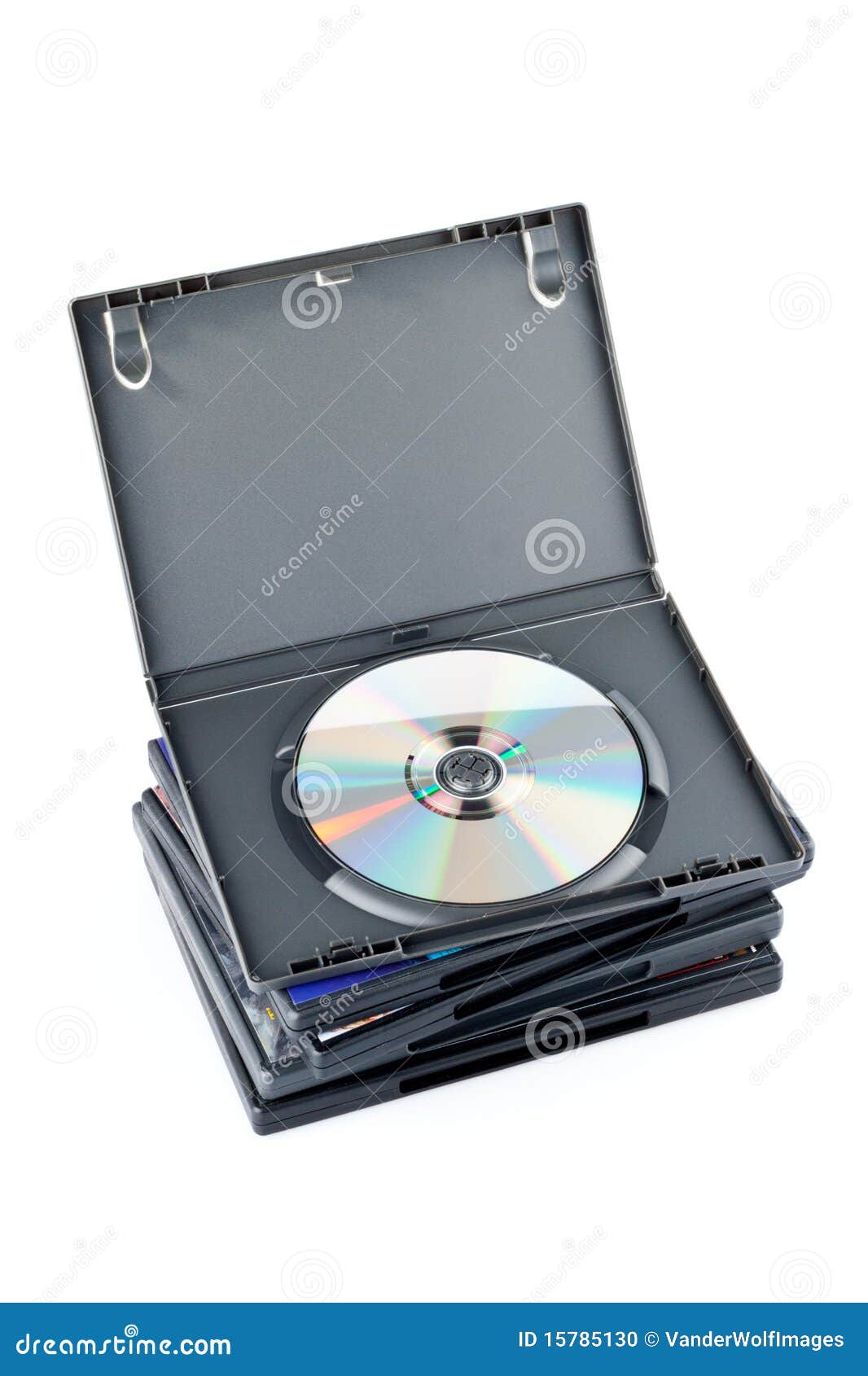 DVD Cases stock photo. Image of information, multimedia - 15785130