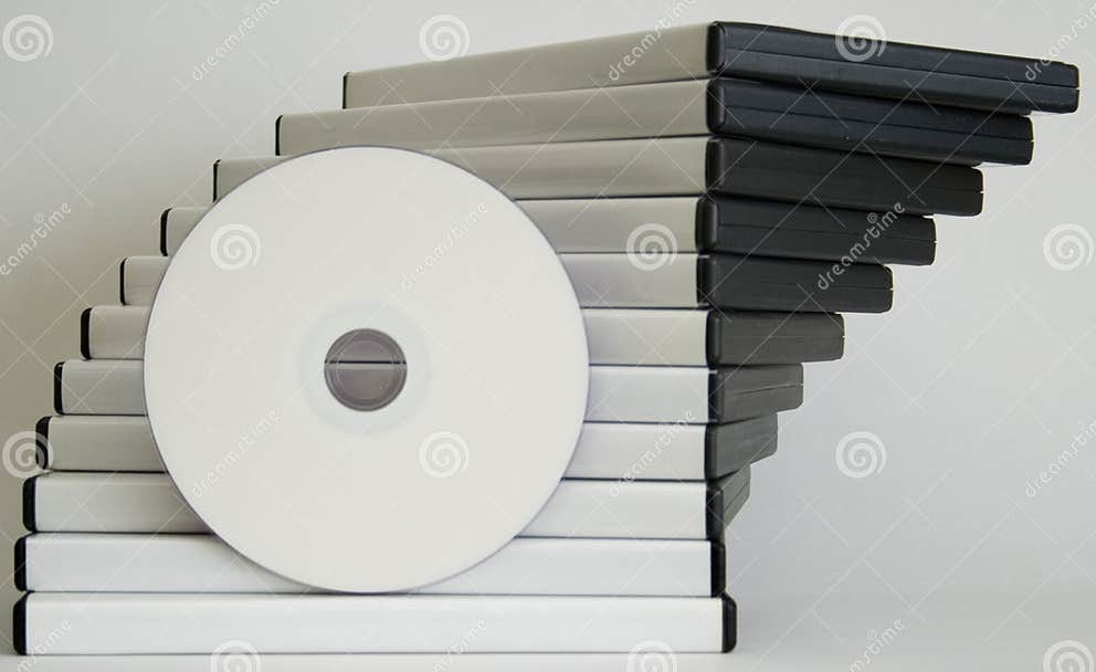 DVD cases stock photo. Image of media, data, electronics - 2508096