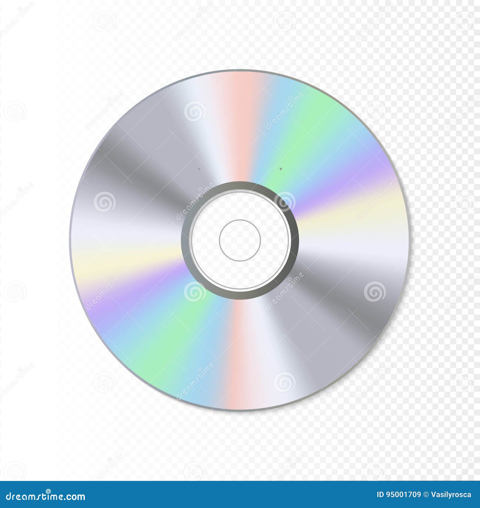DVD or CD Disc. Blue-ray Technology Vector Illustration Stock Vector ...