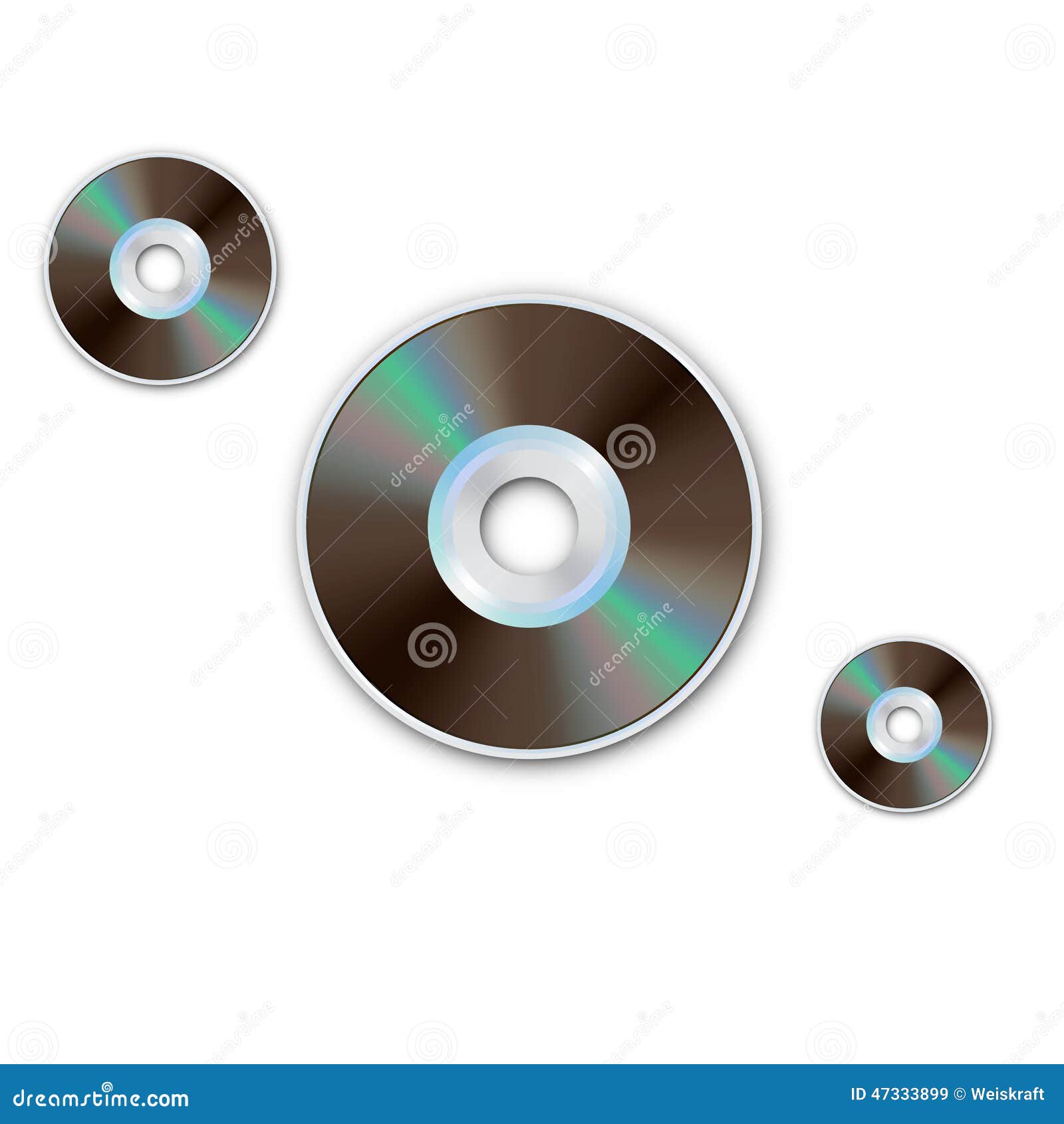 DVD CD Disc. Computer Disks. Realistic Image. Stock Vector ...