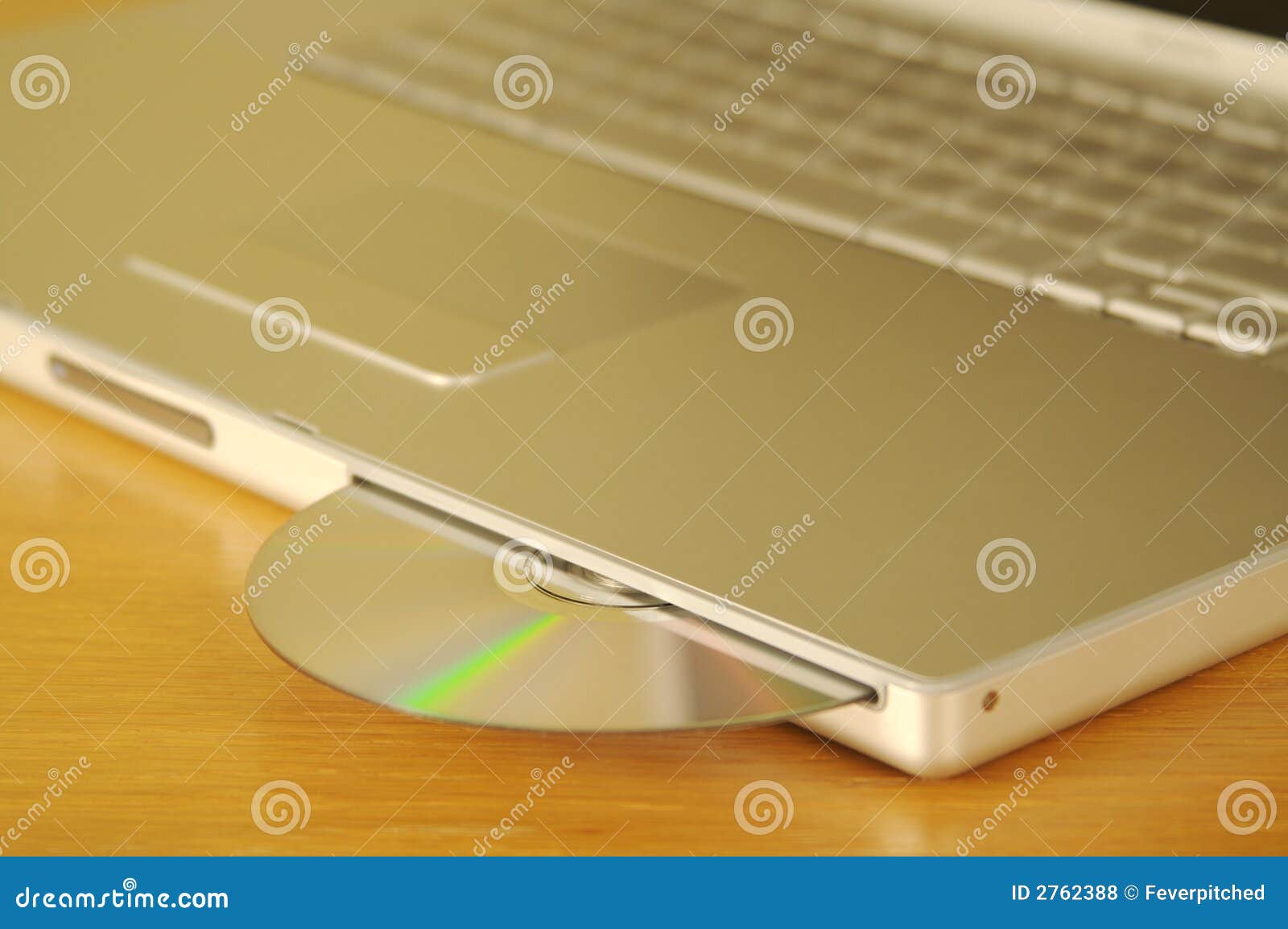 DVD/CD & Laptop stock photo. Image of electronics - 2762388