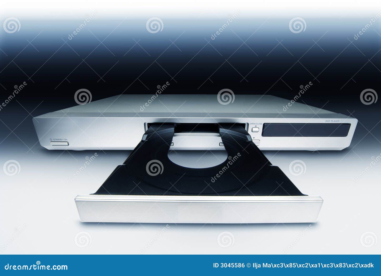 DVD/CD Player stock photo. Image of disk, audio, perspective - 3045586