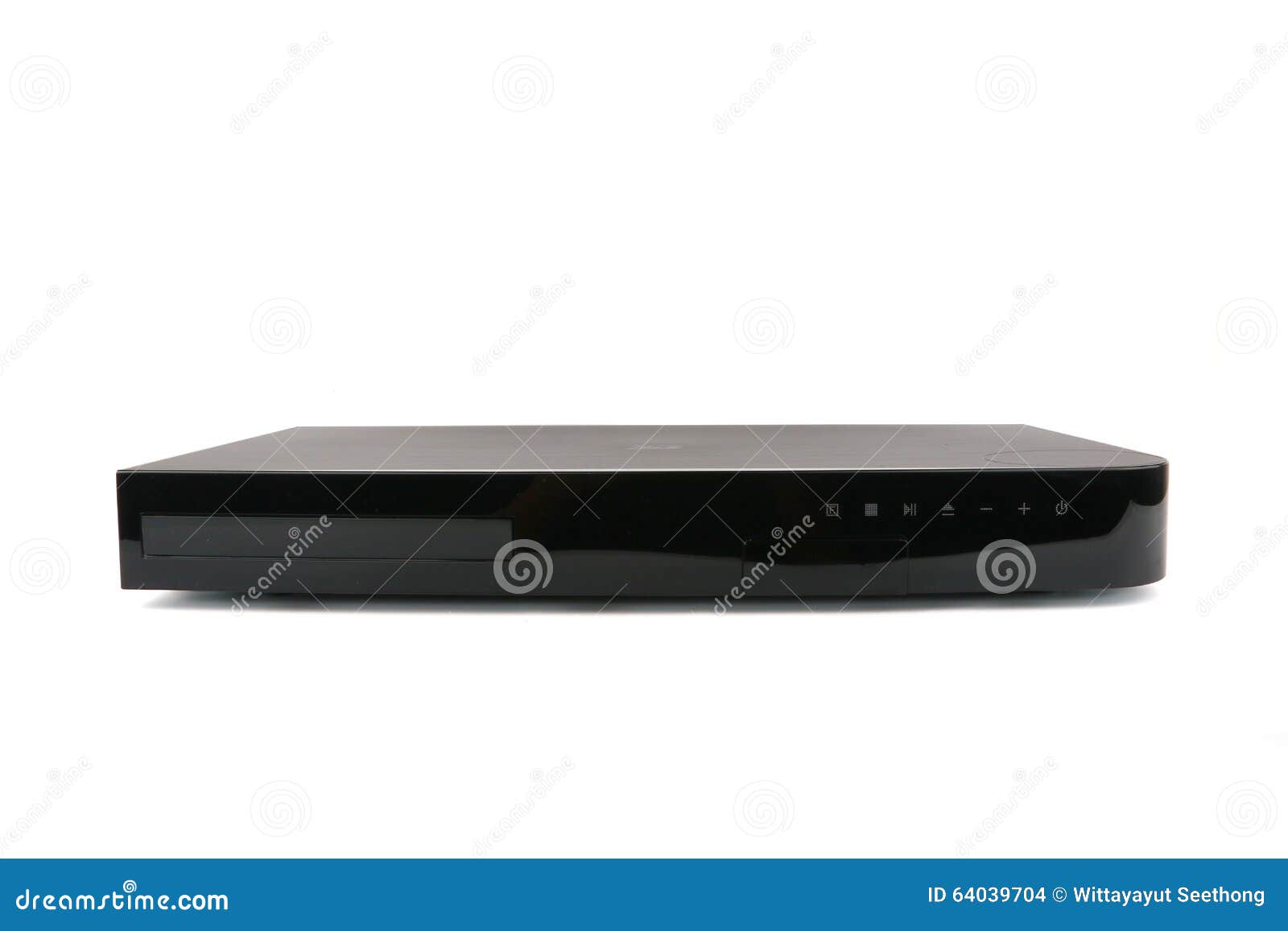 DVD, CD Player on White Background, Close-up, Isolated Stock Photo ...