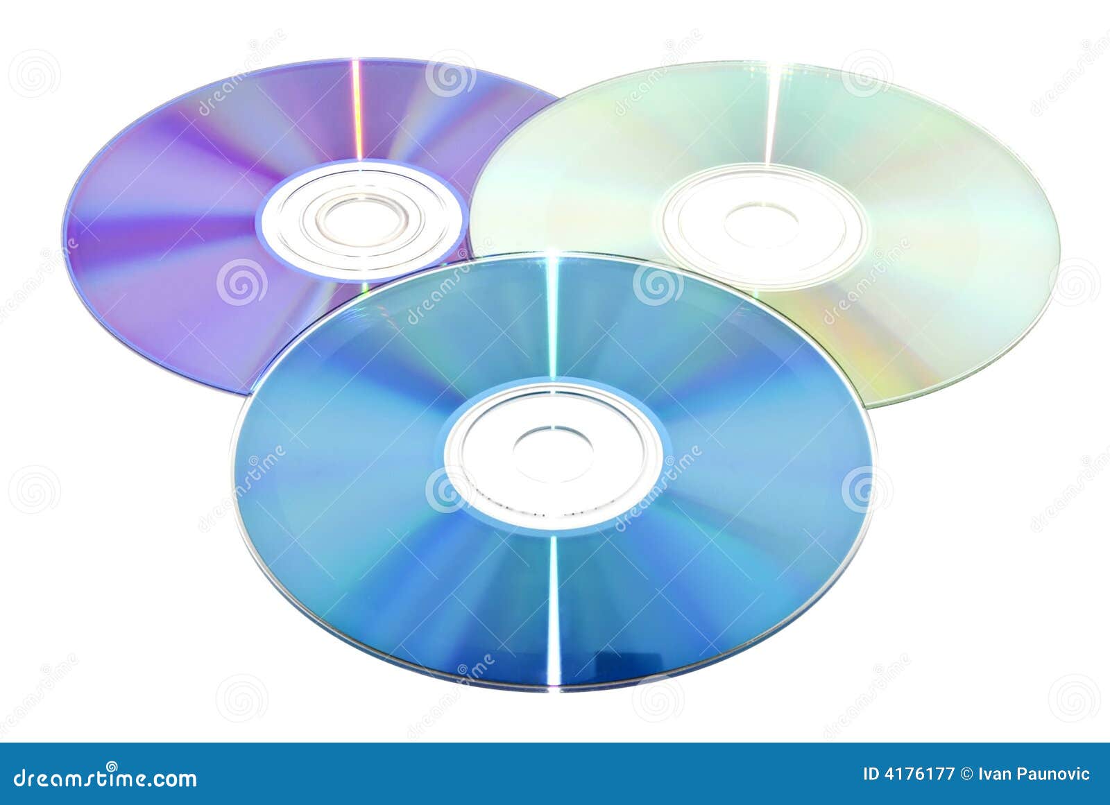 Dvd and cd-s stock image. Image of close, disk, discs - 4176177