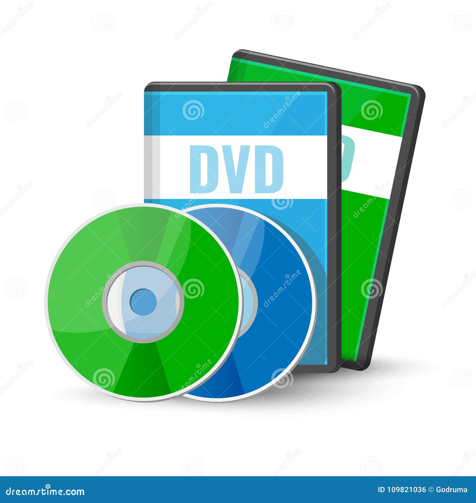 DVD Digital Video Discs Cases for Storage, Versatile Optical Disc Stock ...