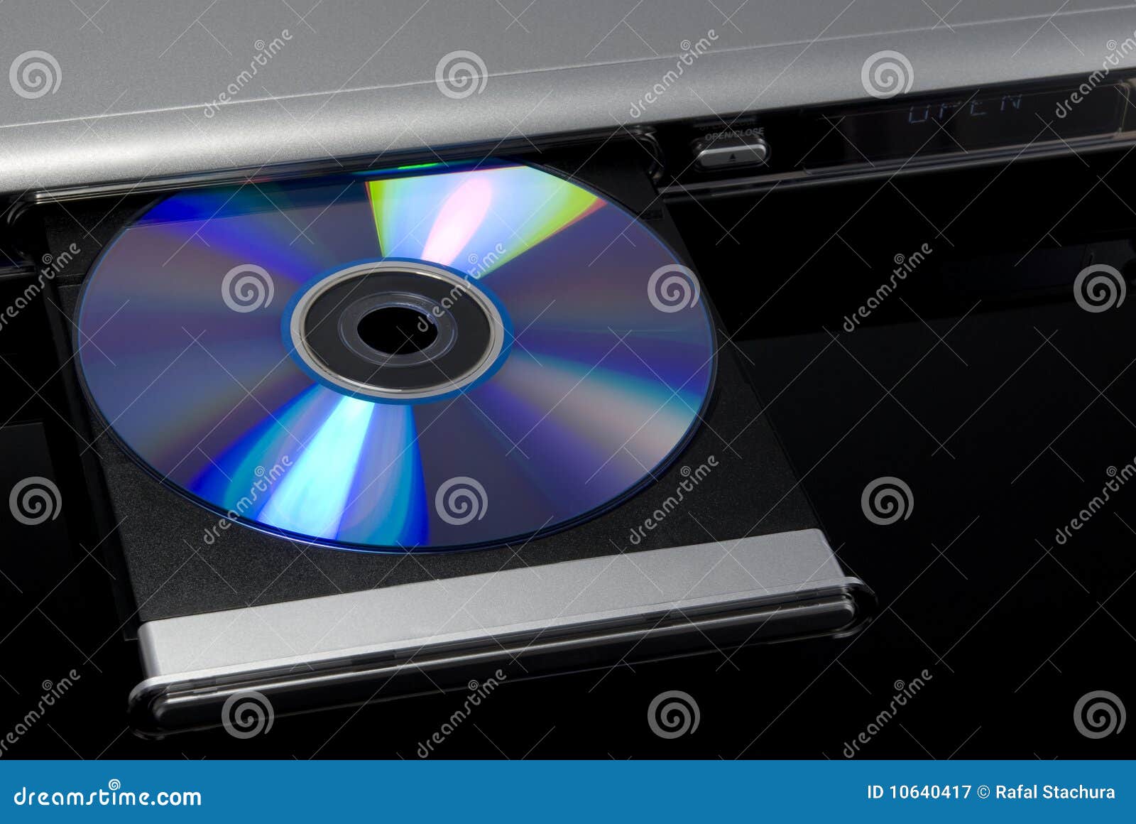 DVD disc stock image. Image of media, digital, silver - 10640417