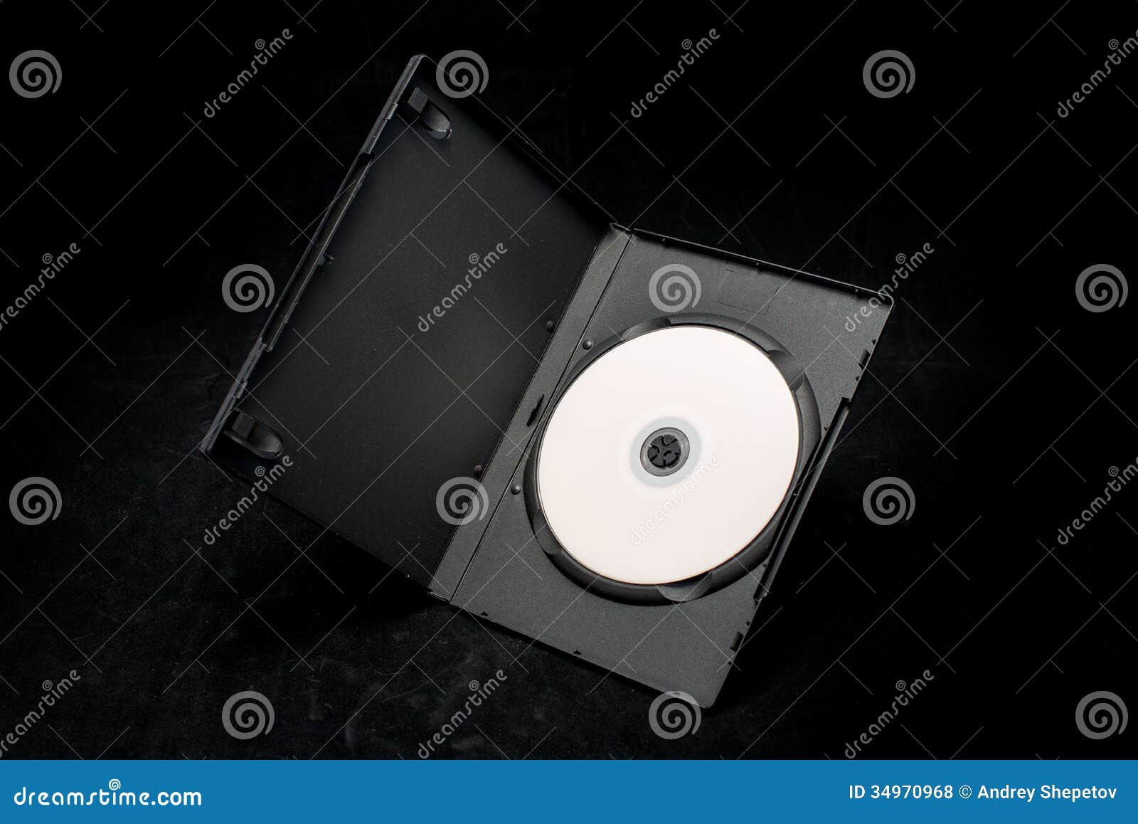 DVD disc in a box stock photo. Image of record, printer - 34970968
