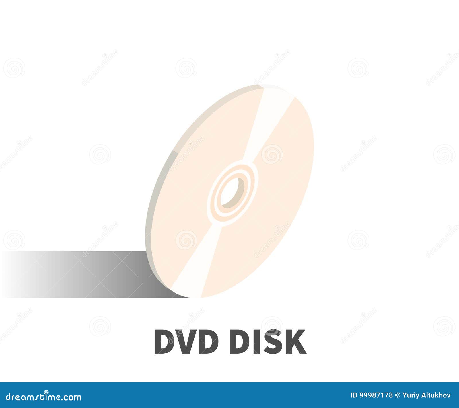 DVD Disc Icon, Vector Symbol. Stock Vector - Illustration of ...