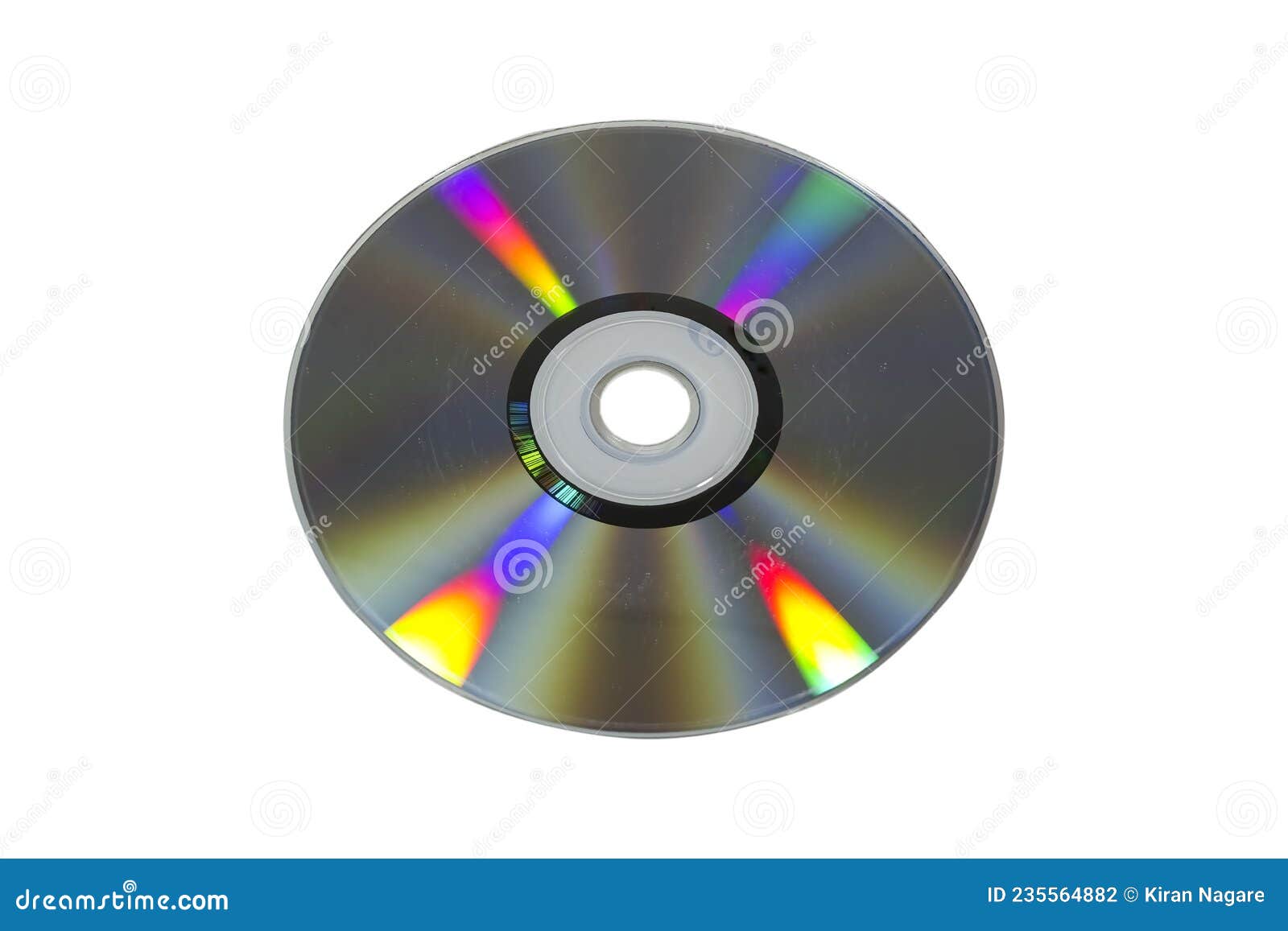 DVD disc stock photo. Image of record, rainbow, reflection - 235564882