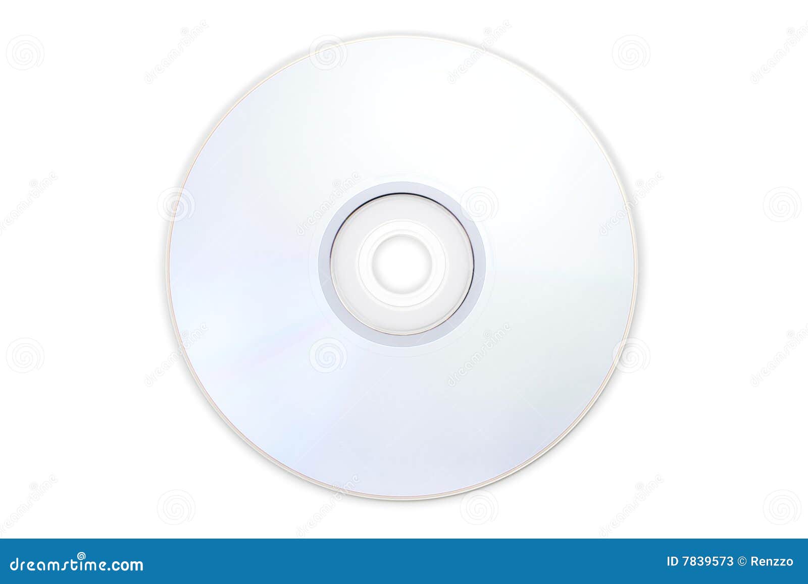 DVD Disc Shot without the Blue Rainbow Glare. Stock Image - Image of ...