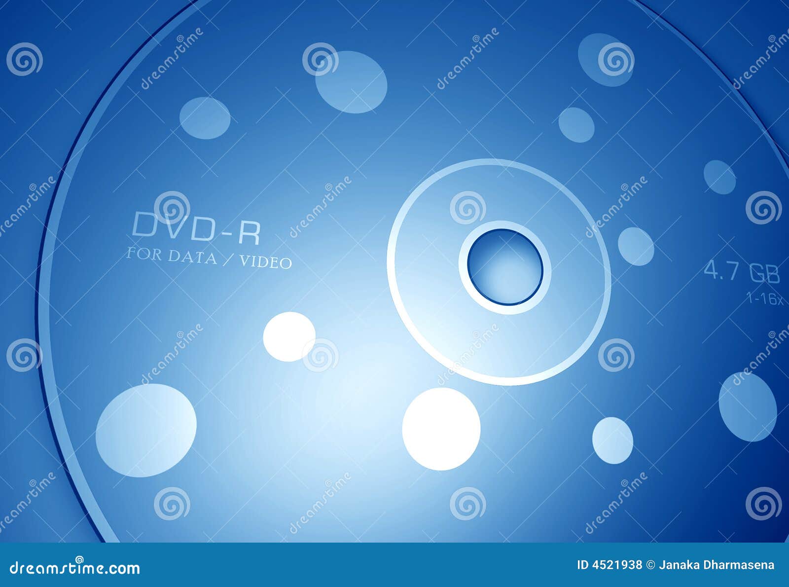 DVD disk stock illustration. Illustration of disc, data - 4521938