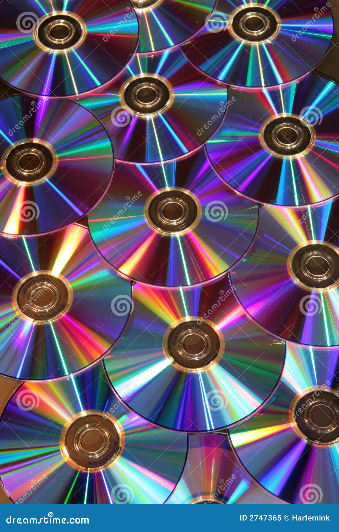 DVD Disks Metallic Reflection Stock Image - Image of disk, data: 2747365