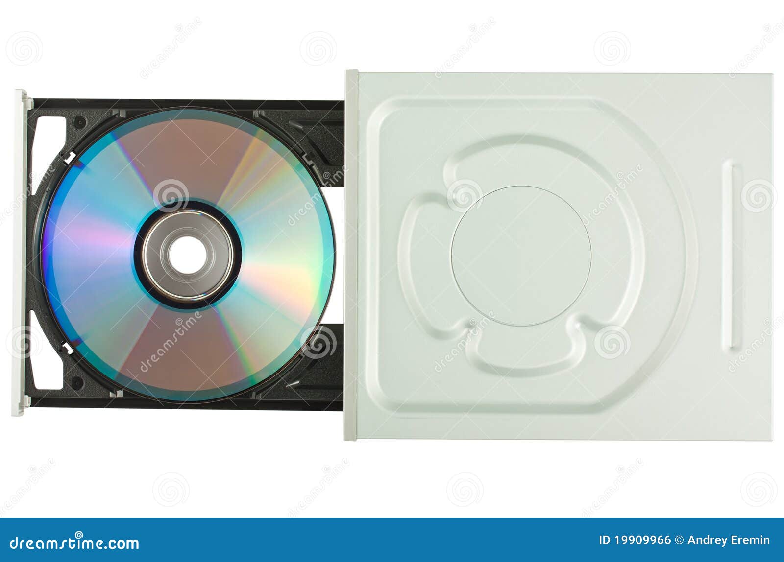 DVD Drive with Disk, Top View Stock Photo - Image of disc, detail: 19909966