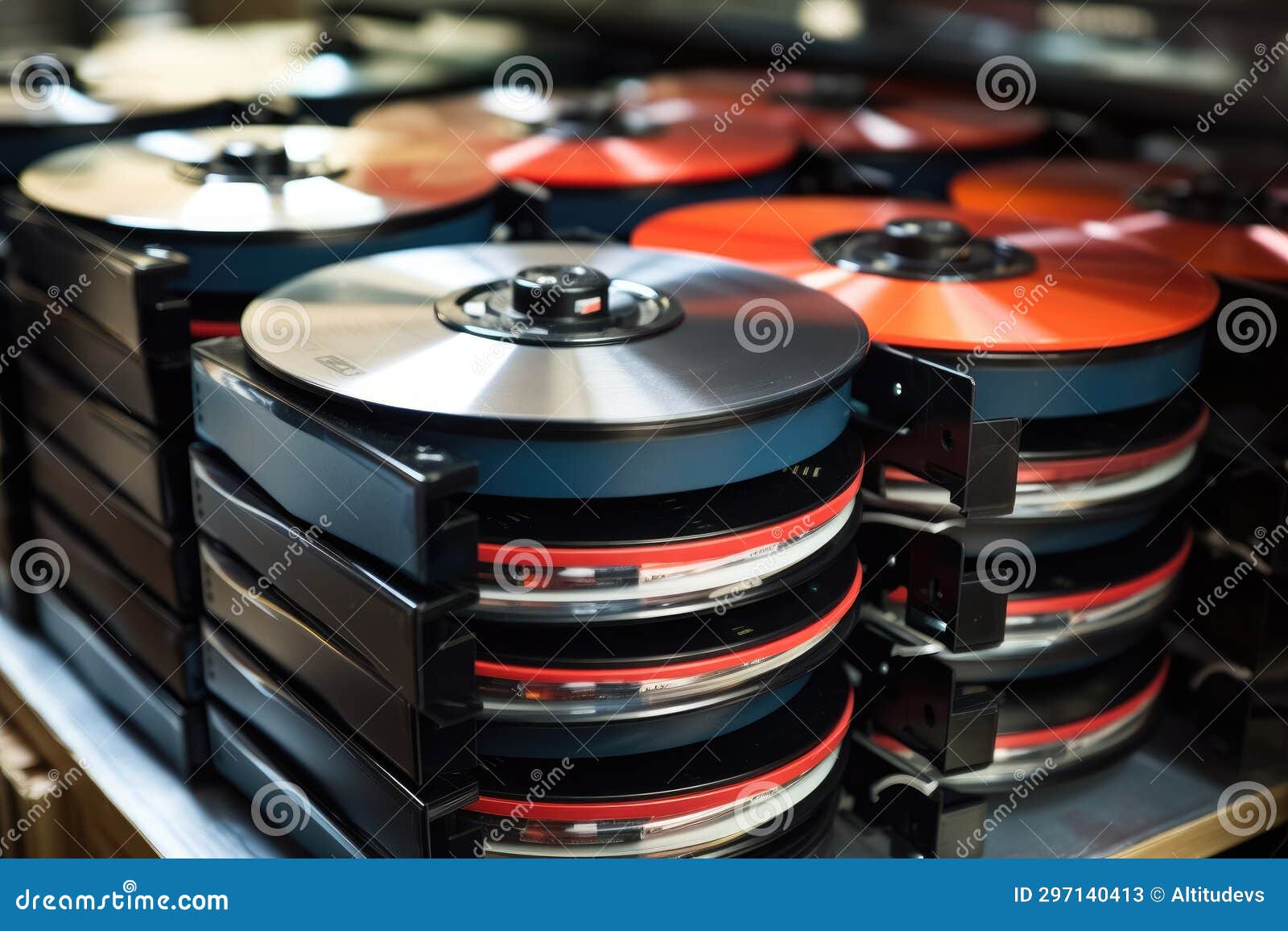 Dvd Drives in a High-performance Server Stock Image - Image of ...