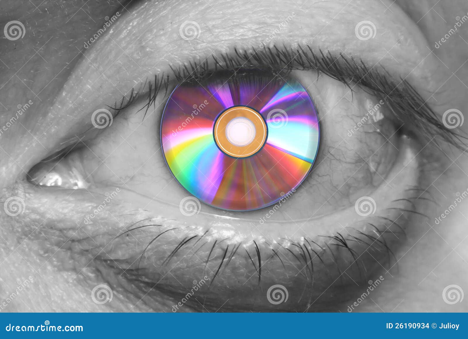 DVD eye stock photo. Image of storage, television, watch - 26190934