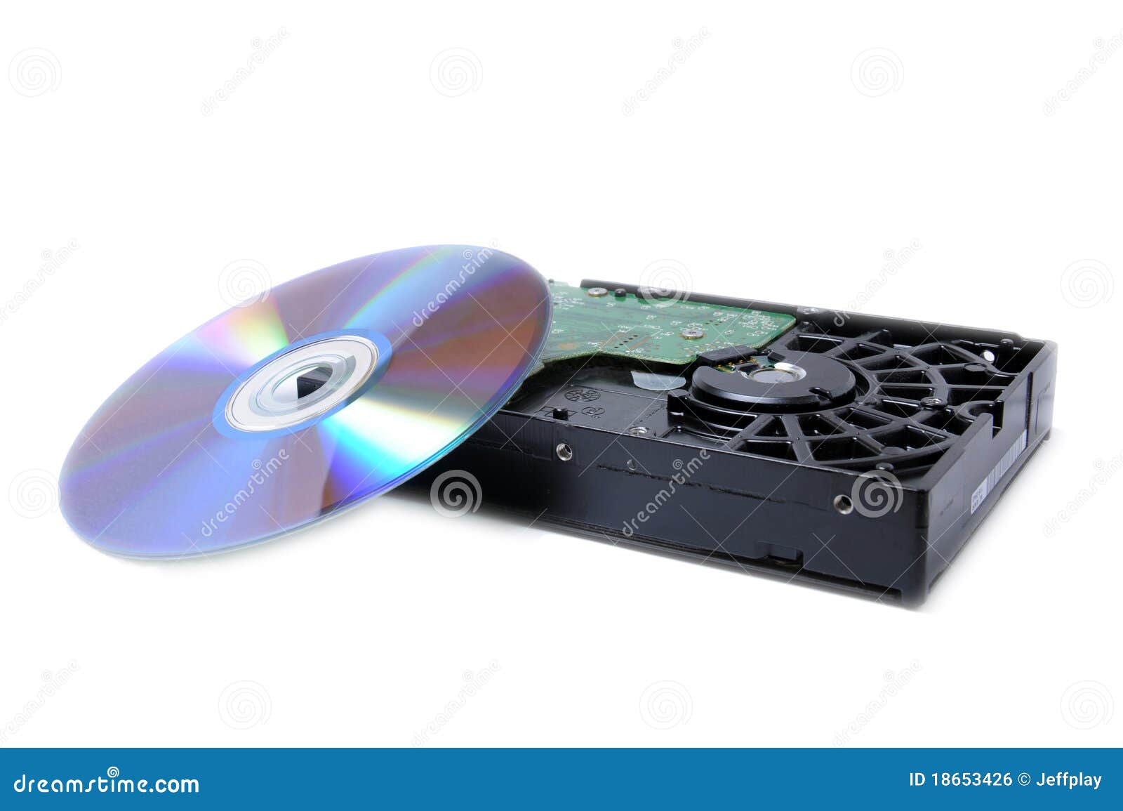 Dvd and hard disk stock photo. Image of audio, recordable - 18653426