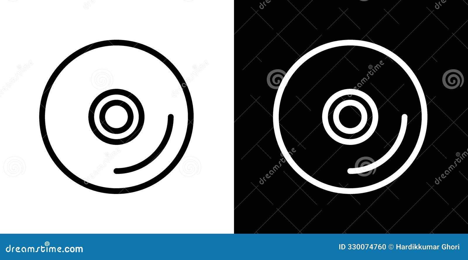 Dvd Icon Vector Set on White Background Stock Illustration ...