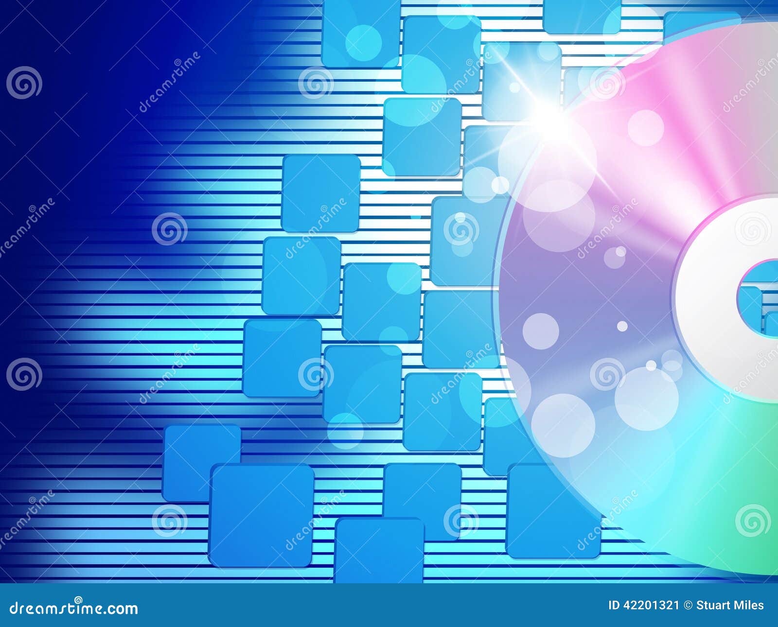 Dvd Musik Visar CD-SKIVAN Och Akustiskt Stock Illustrationer ...