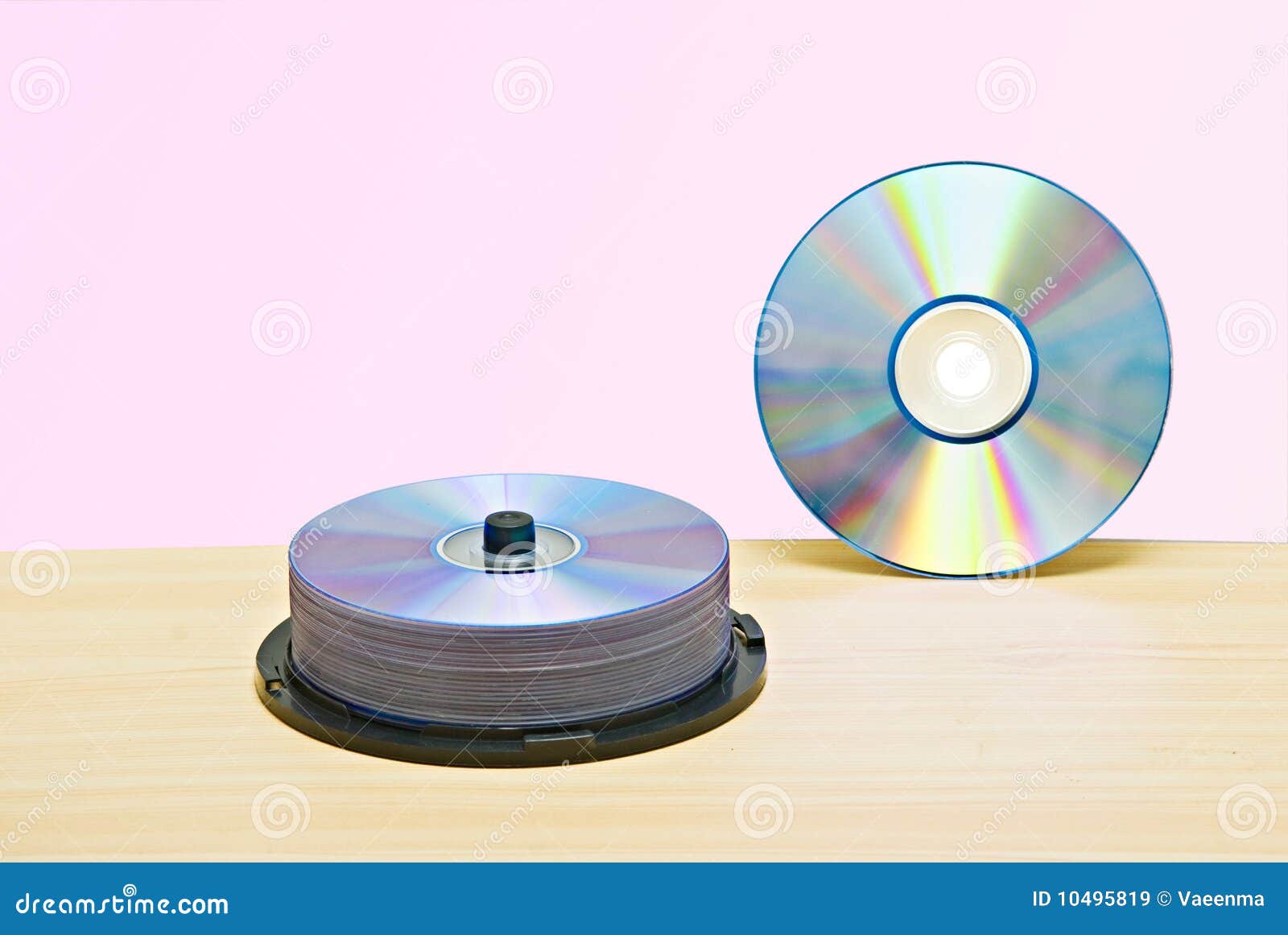 DVD and pack of DVDs stock image. Image of backup, disc - 10495819
