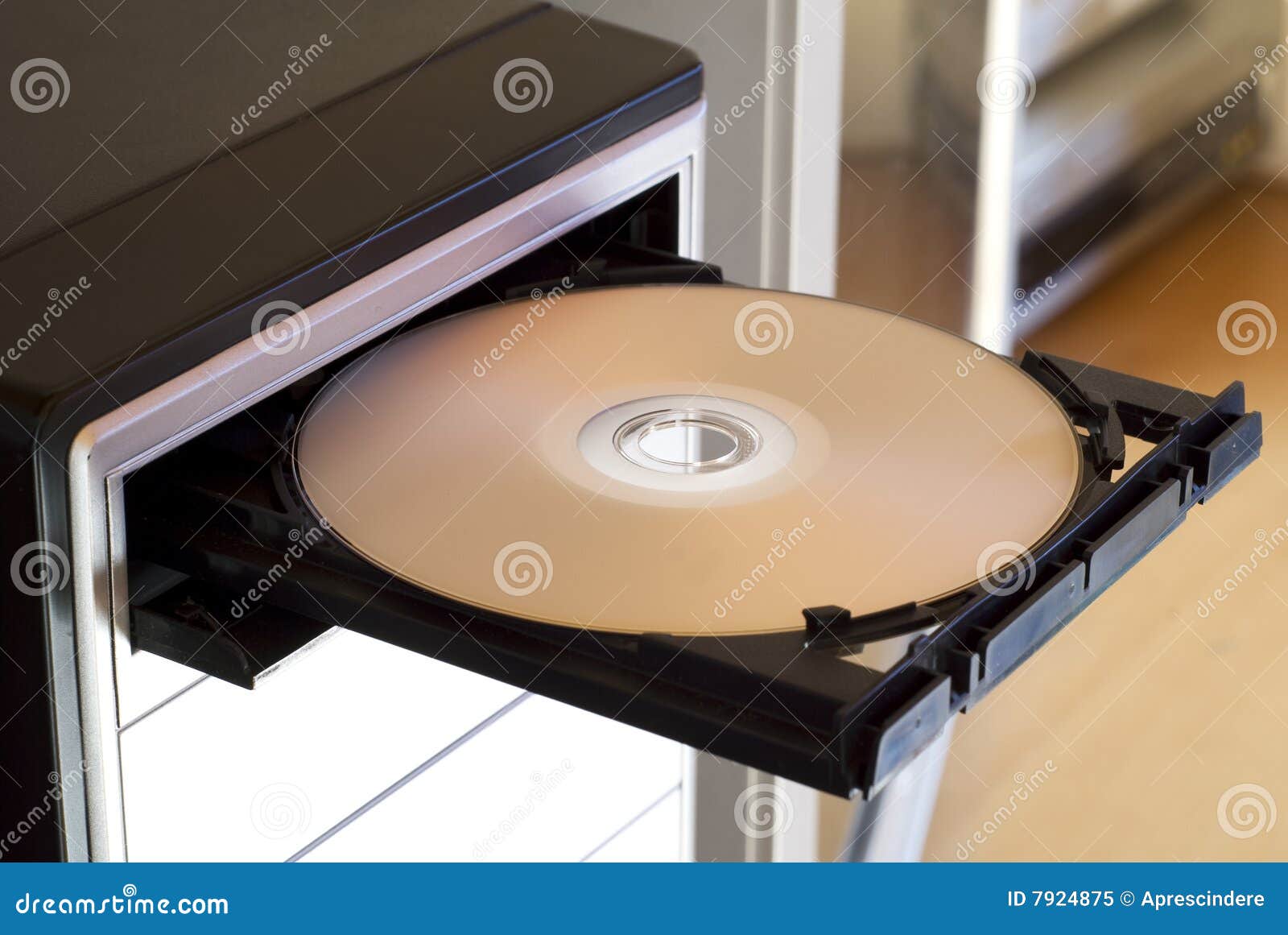 DVD Player stock image. Image of output, disks, music - 7924875