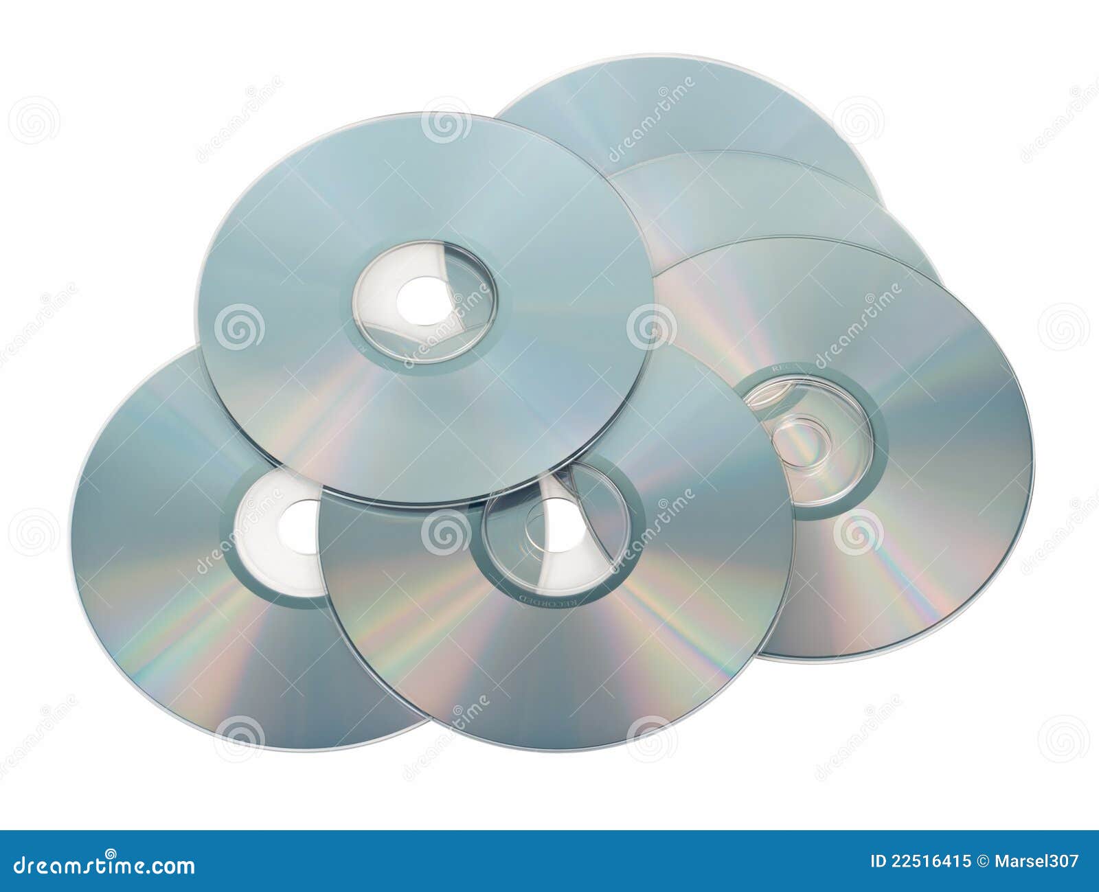 DVD recordable discs stock image. Image of heap, compact - 22516415