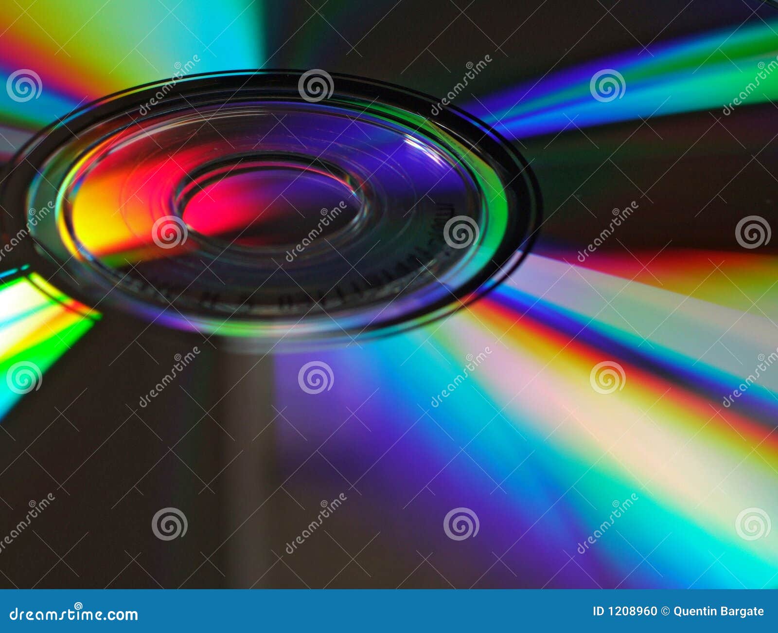 DVD refracting light stock photo. Image of data, colour - 1208960